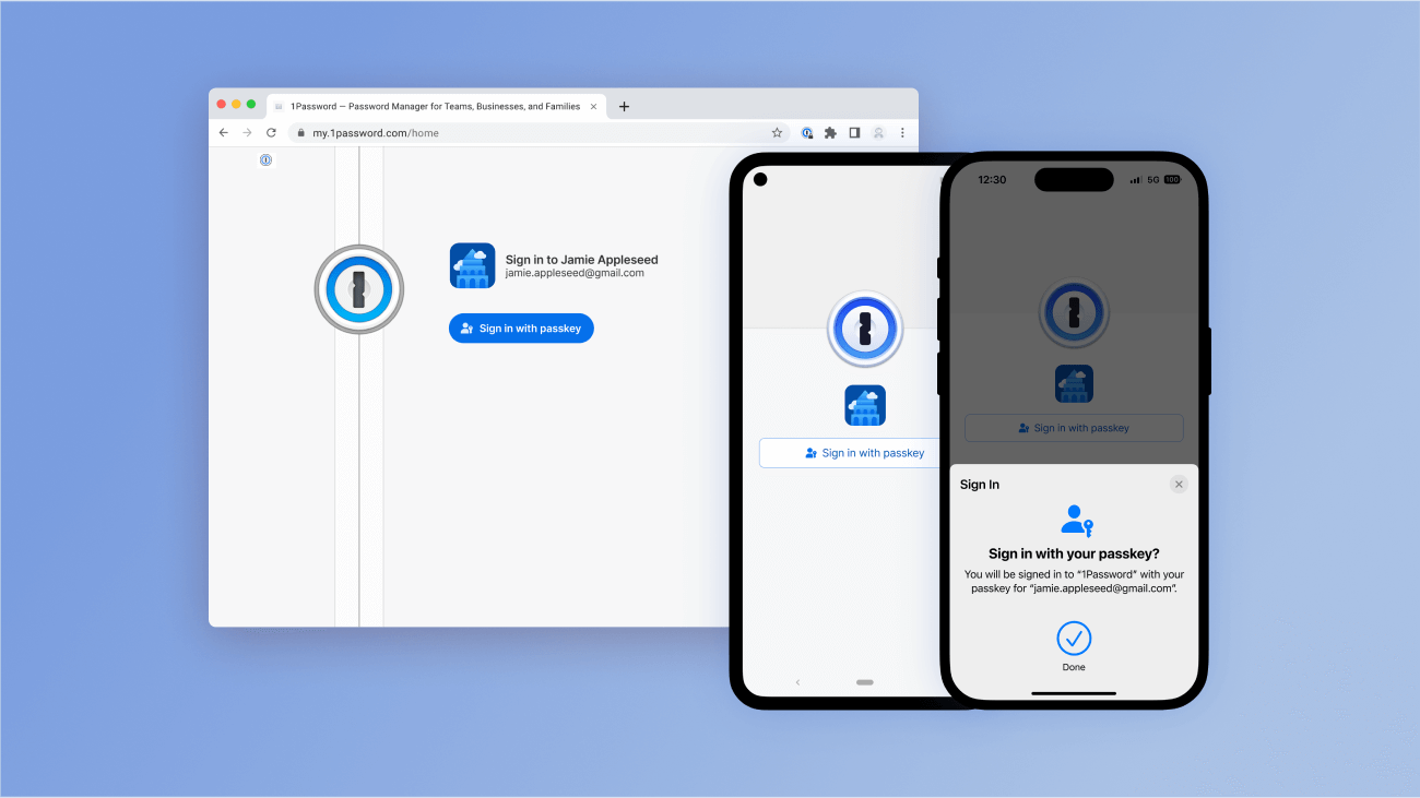 Now anyone can try 1Password's new passkey features