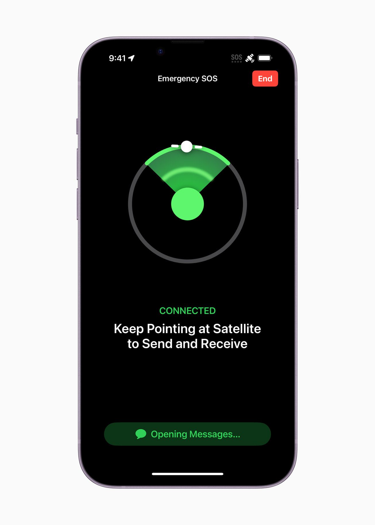 iPhone: How to connect to a satellite with Emergency SOS