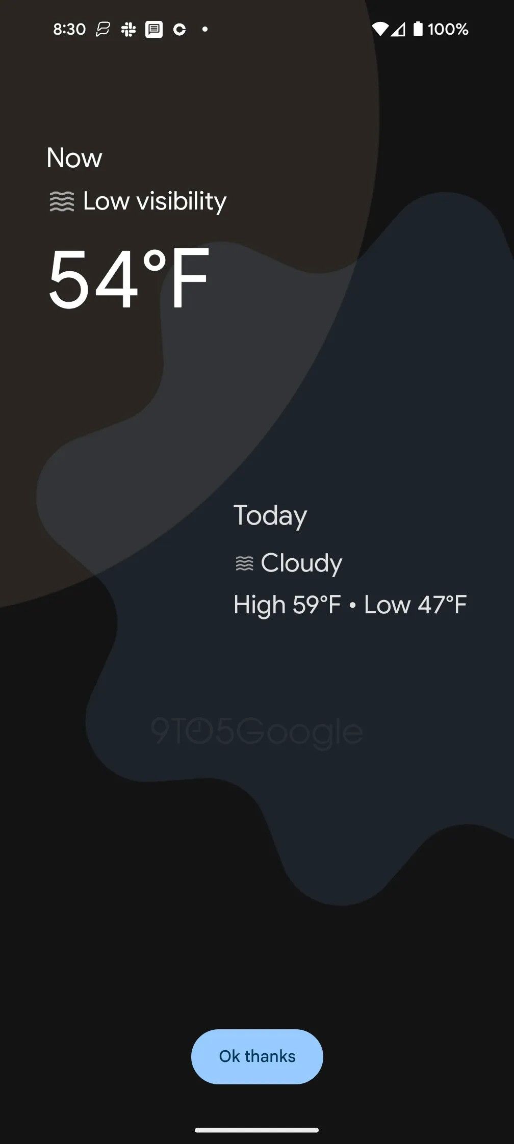 Google Clock's weather forecasts get a big redesign for alarms