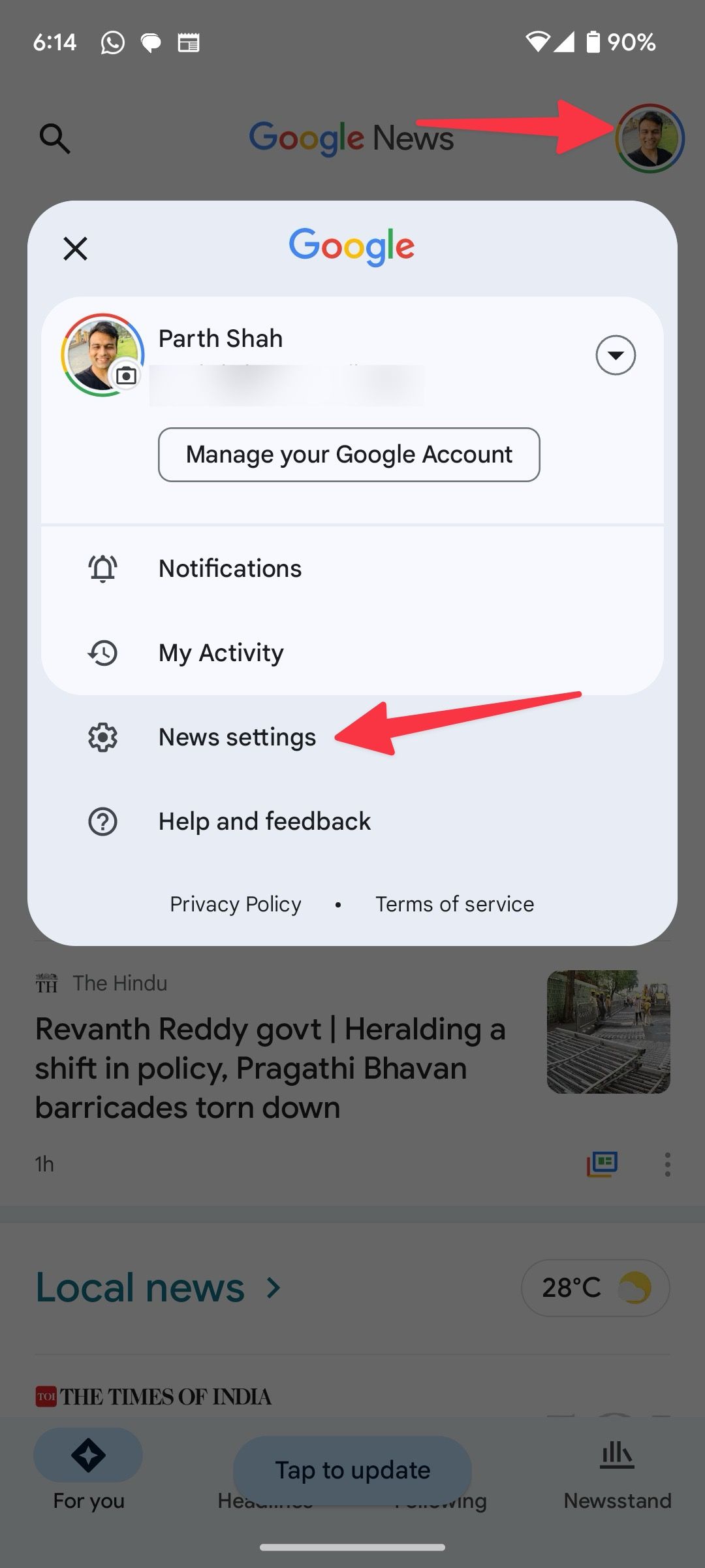 Google News: How to hide unwanted publishers and news sources