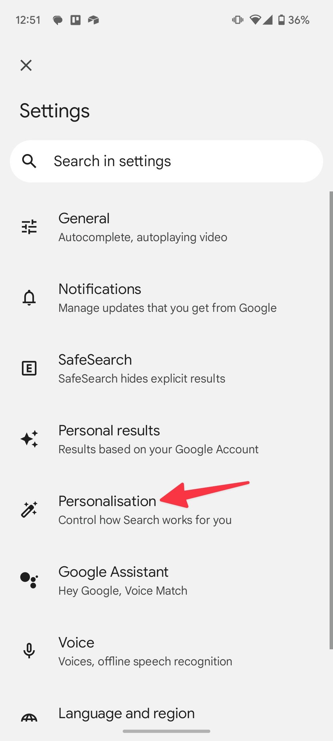 Google Discover: Add your interests to get the most relevant news