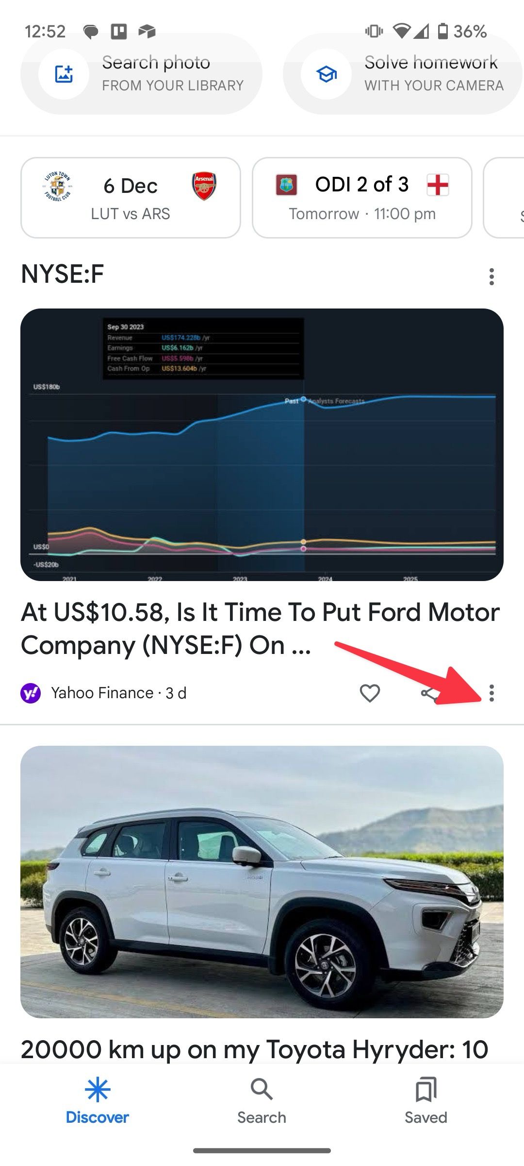 Google Discover: Add your interests to get the most relevant news