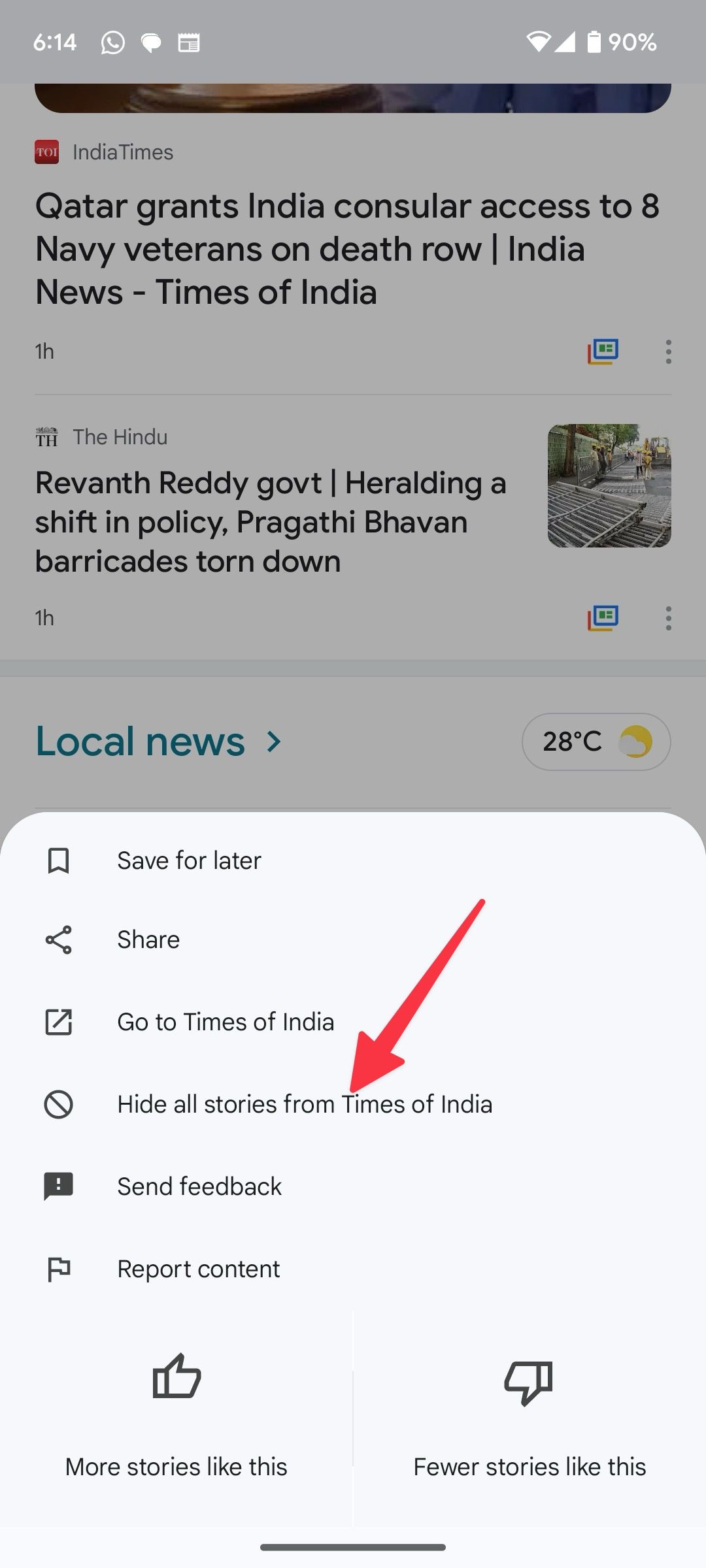 Google News: How to hide unwanted publishers and news sources