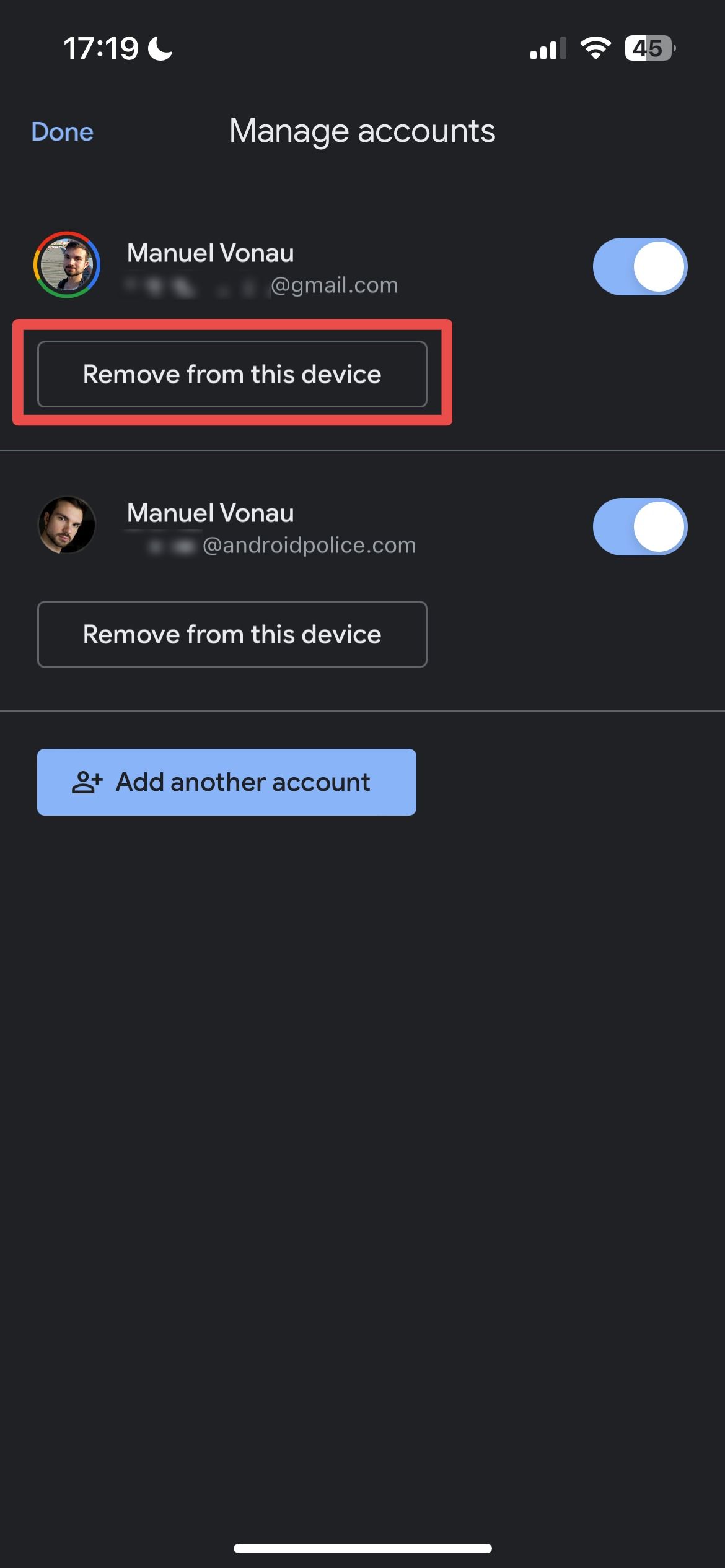 iPhone: How to log out of your Google account
