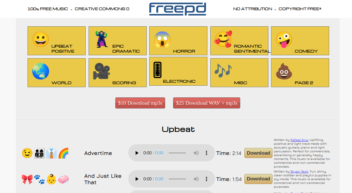 The top 10 public domain music websites
