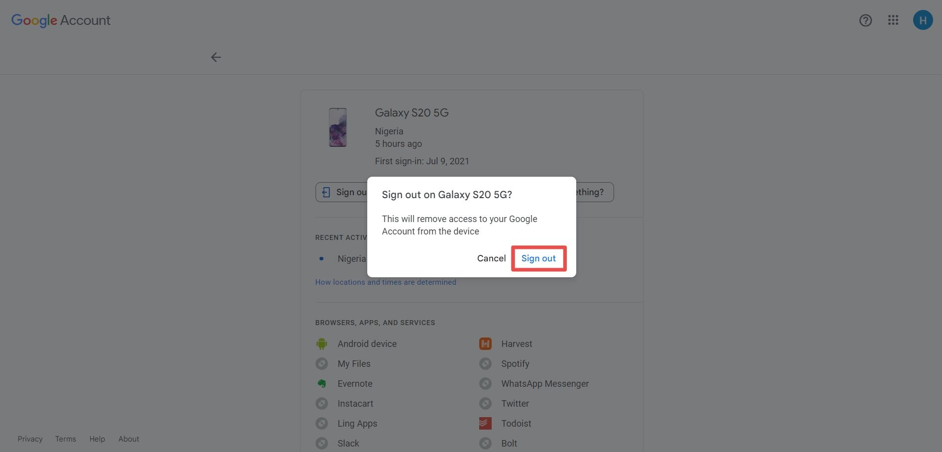 iPhone: How to log out of your Google account