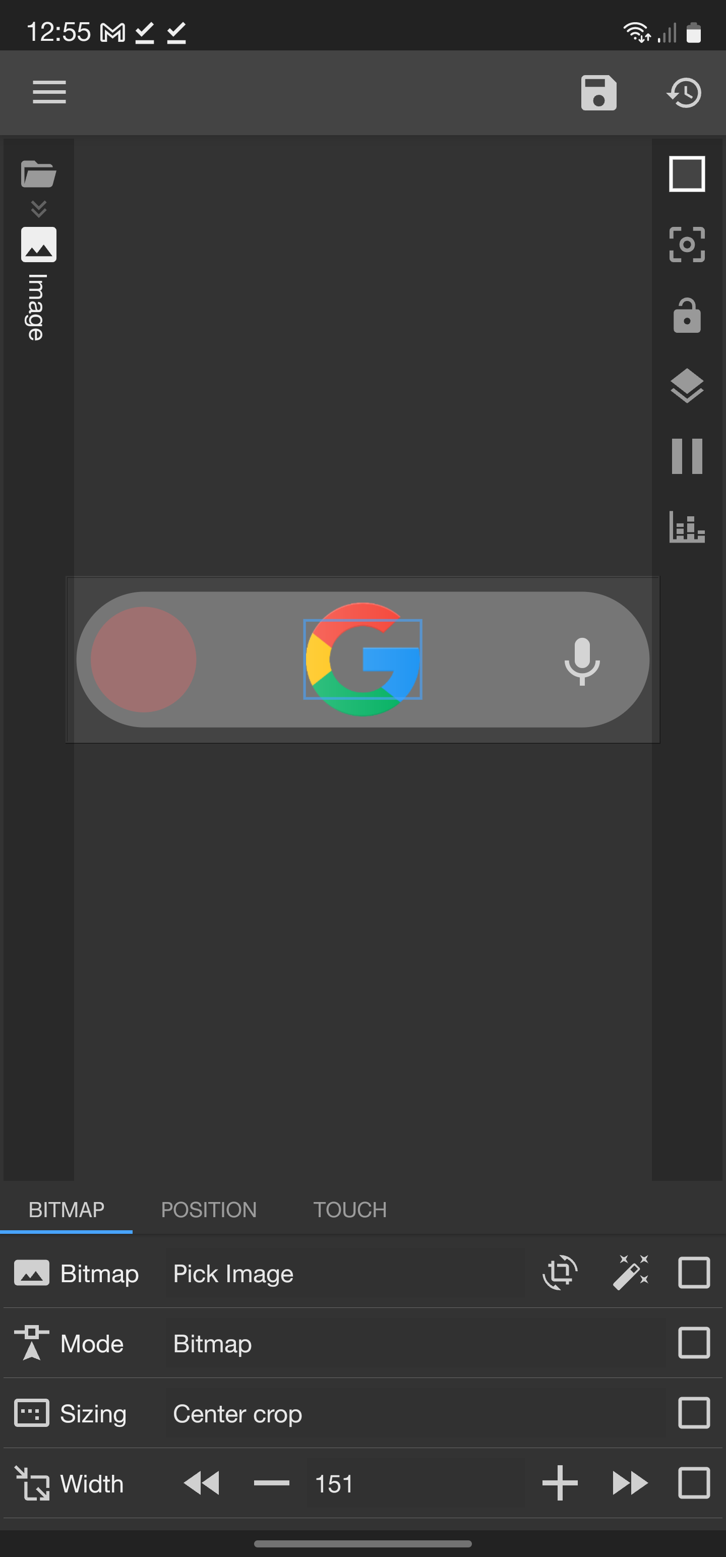 The Google Search widget needs a redesign, so I did it myself