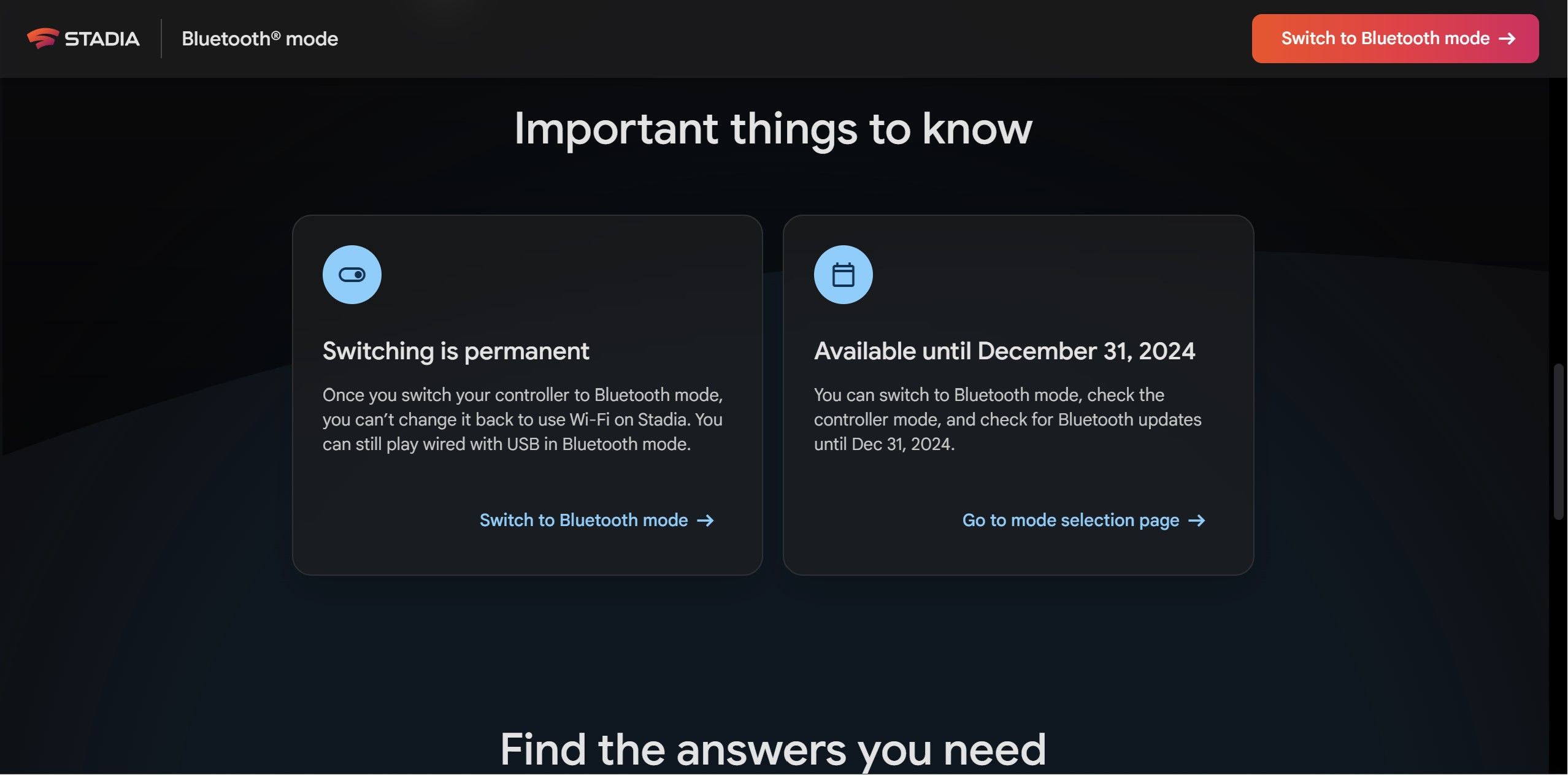 PSA: You now have a year to save your Stadia controller from death