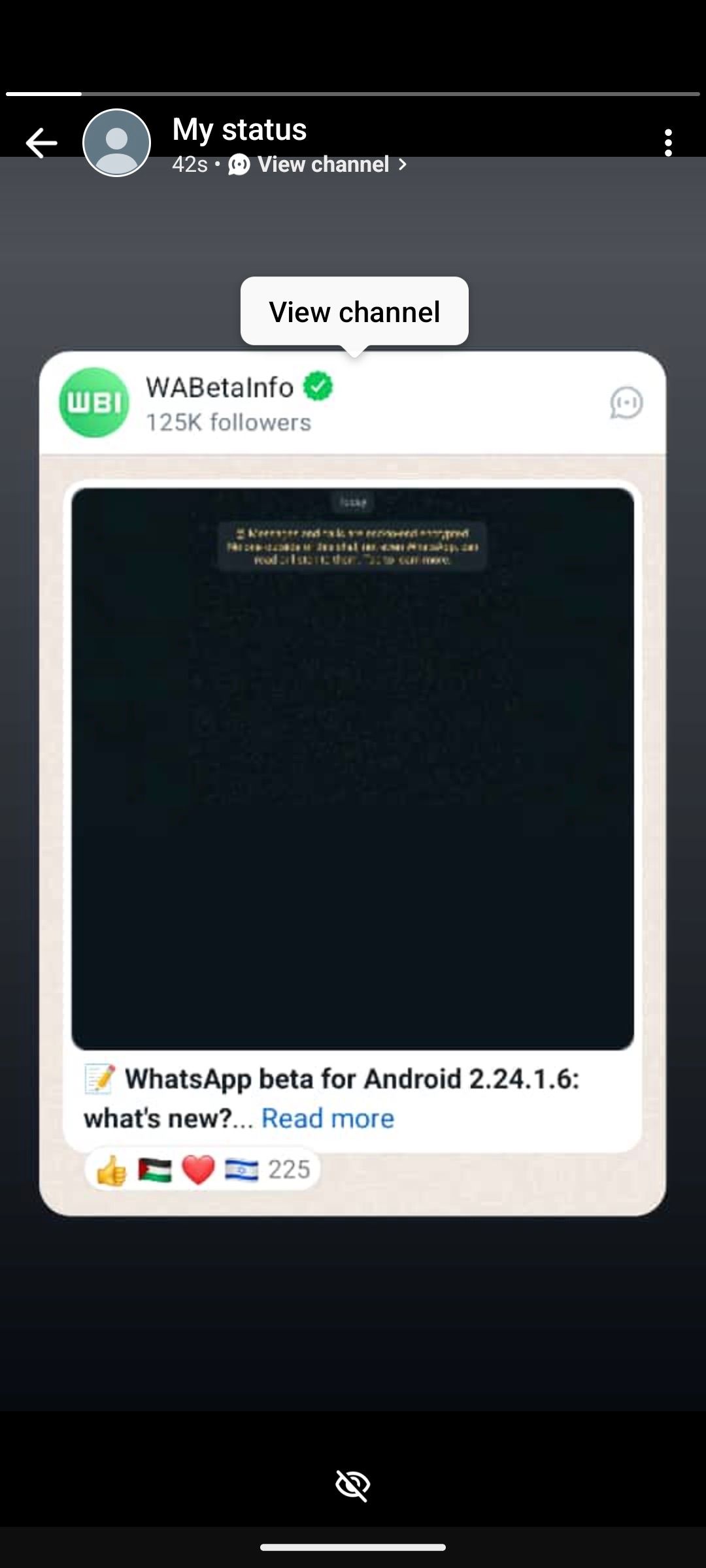 WhatsApp could add more context to Channel posts shared via status updates