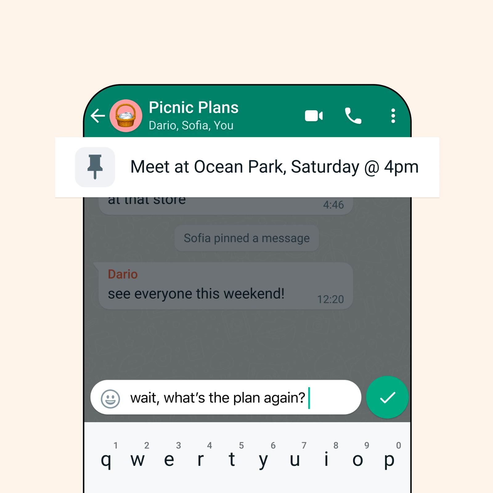 WhatsApp gives all your important messages the VIP section they deserve