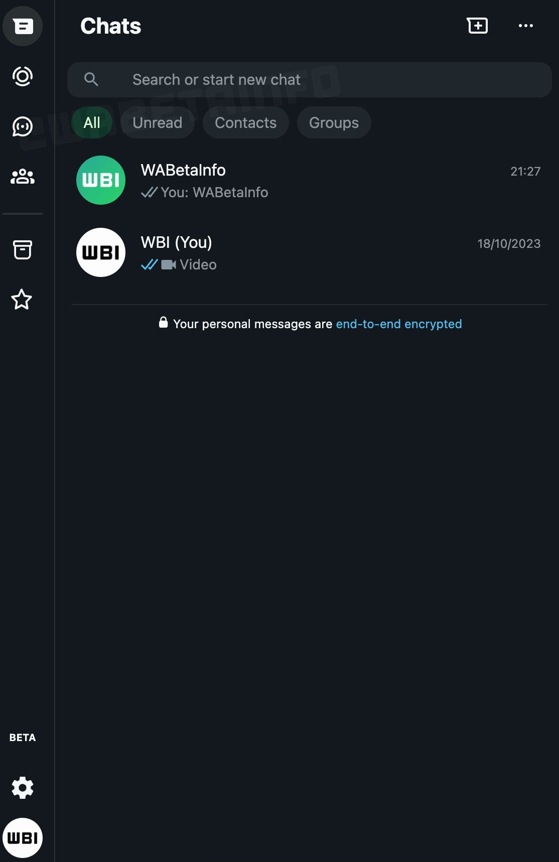 WhatsApp Web has a new dark mode in the works