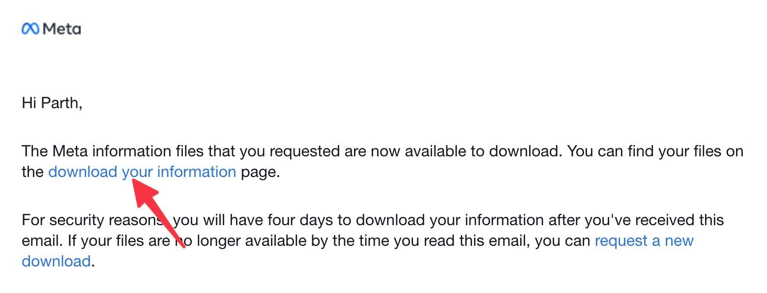 How to export messages from Facebook and Instagram