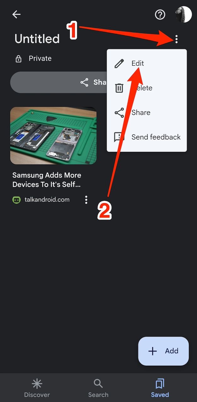 How to create Google Collections