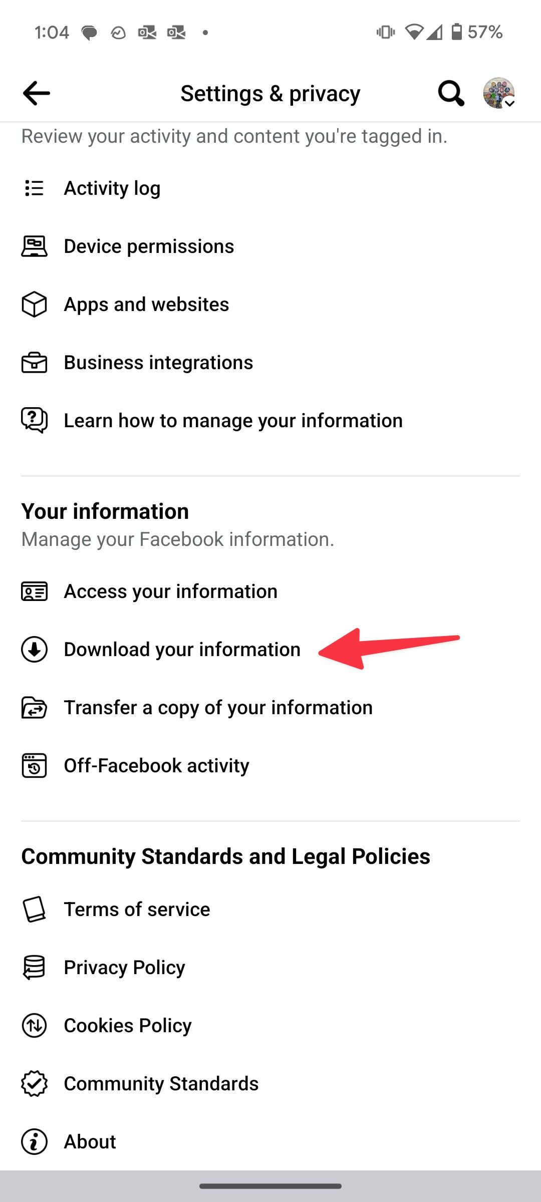How to export messages from Facebook and Instagram