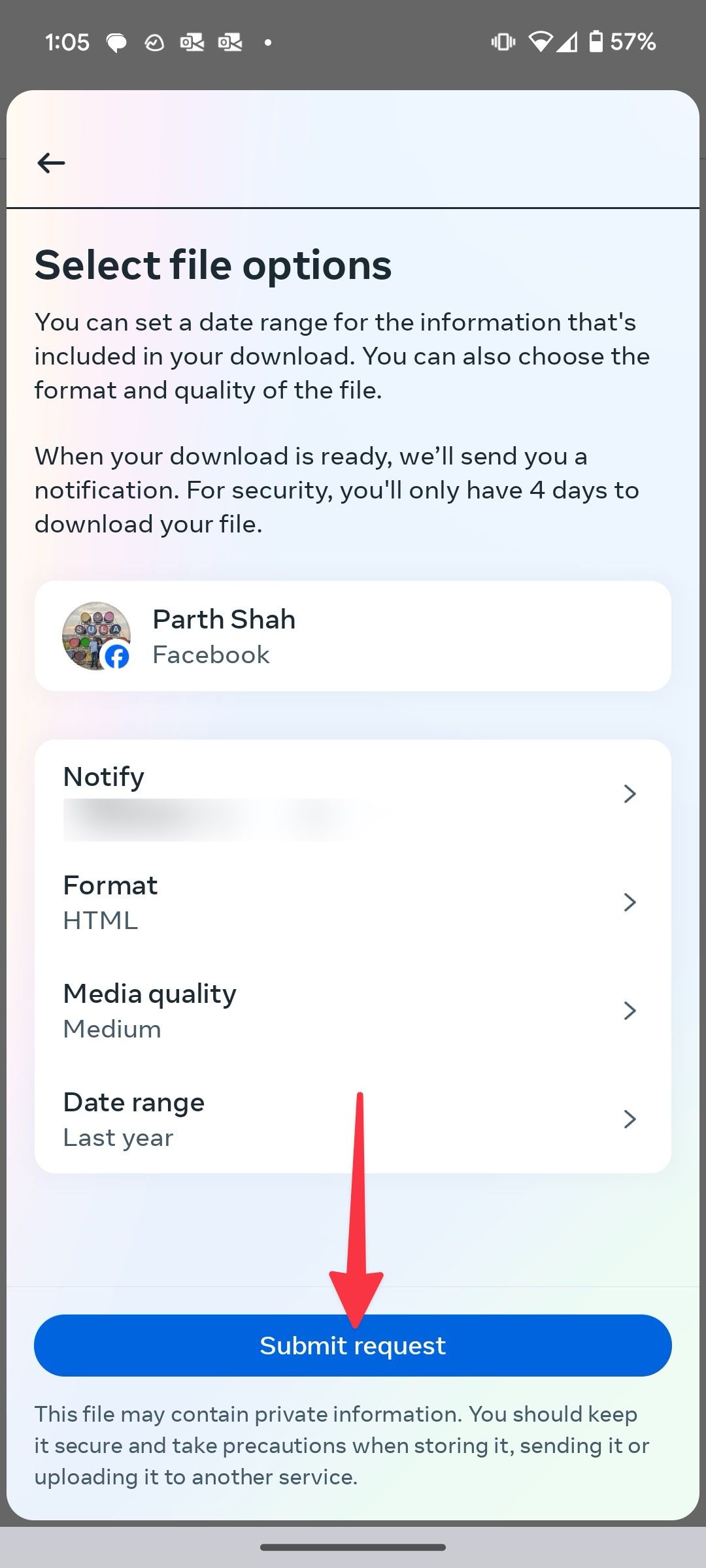 How to export messages from Facebook and Instagram