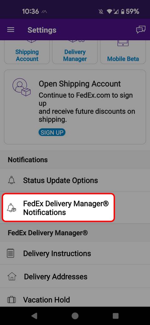 FedEx: How to set up delivery notifications