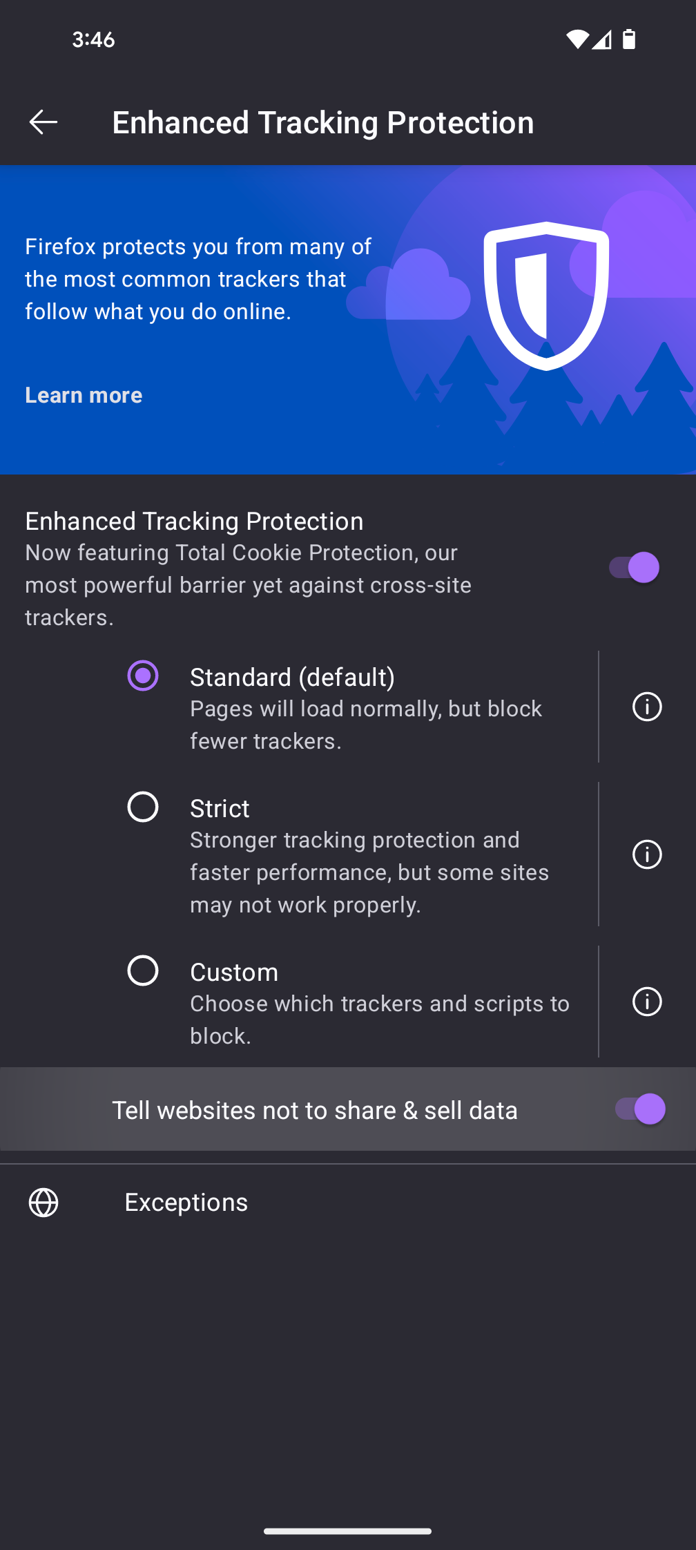 Firefox for Android can tell websites you don't want your data sold or ...