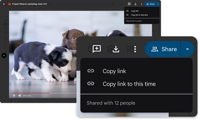 Google Workspace’s new sharing menu emphasizes speed