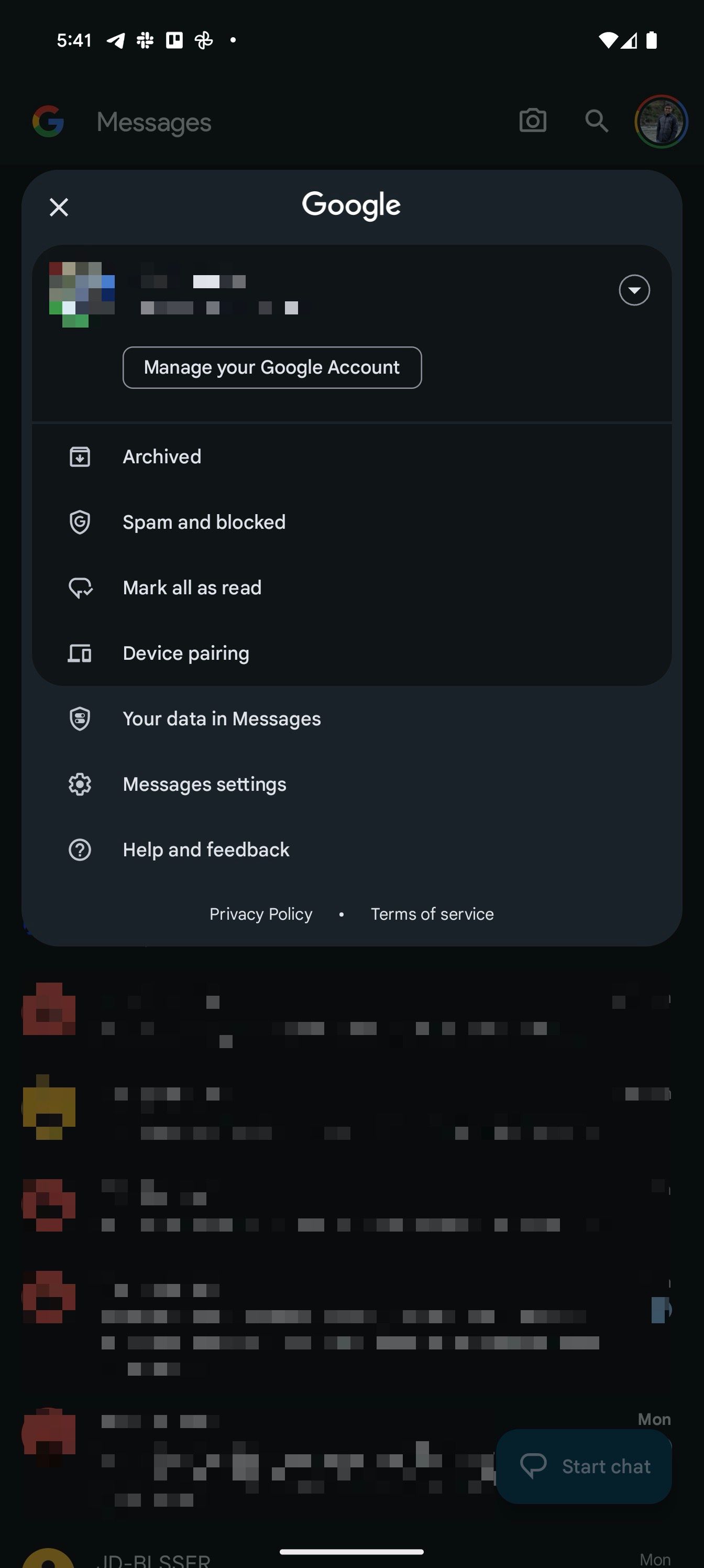How to quickly block spam texts from email addresses