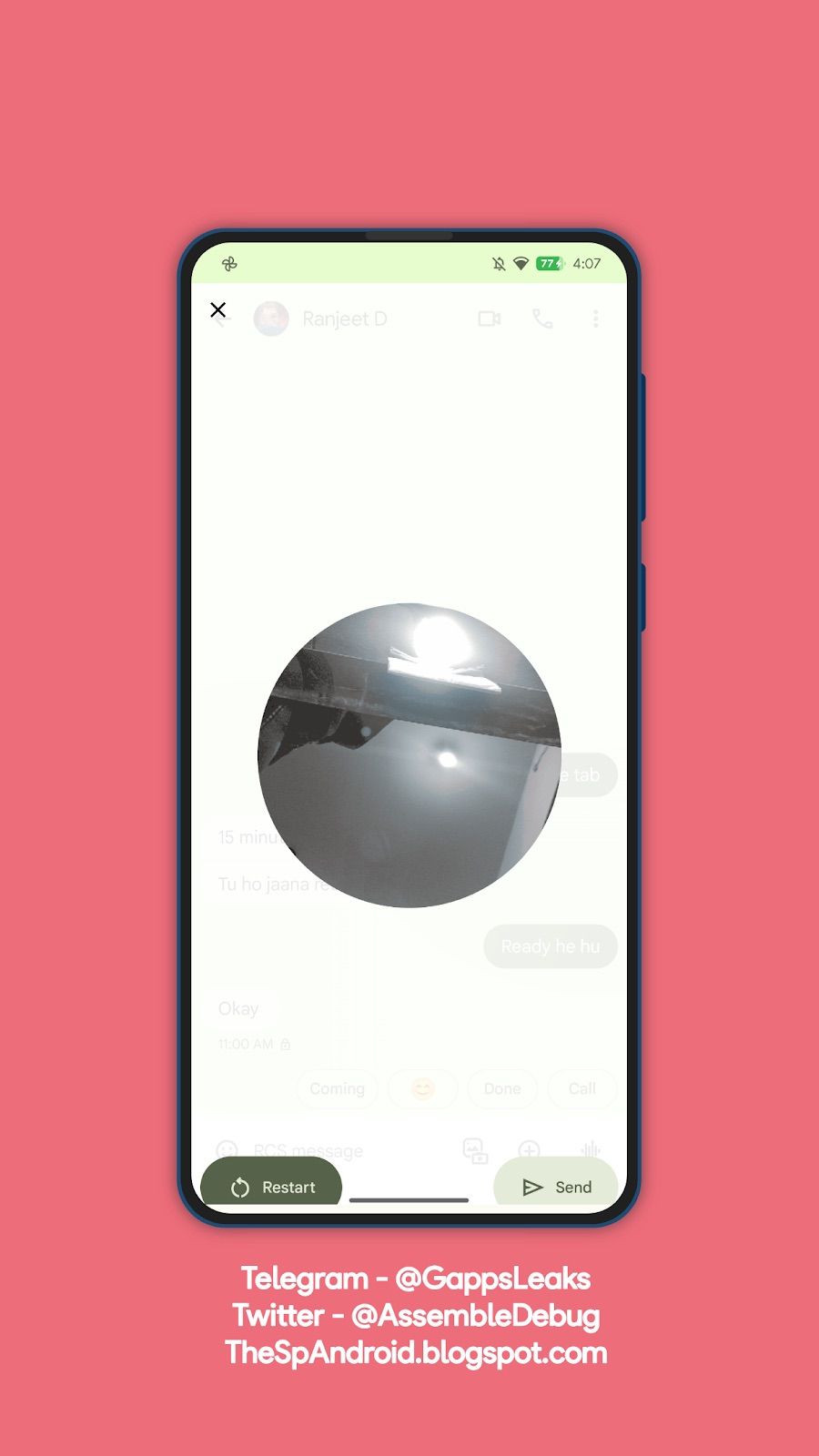 Google Messages is working on selfie GIFs to jazz up your conversations
