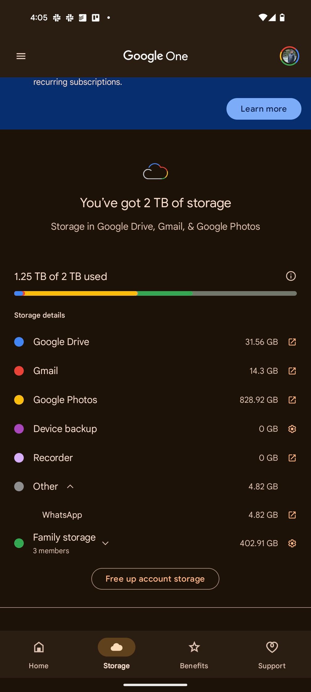 WhatsApp backups are now starting to count against your Drive storage quota