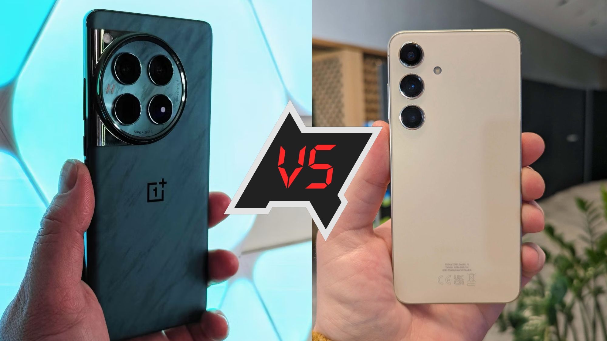 OnePlus 12 vs. Samsung Galaxy S24: Ace AI or pure performance?