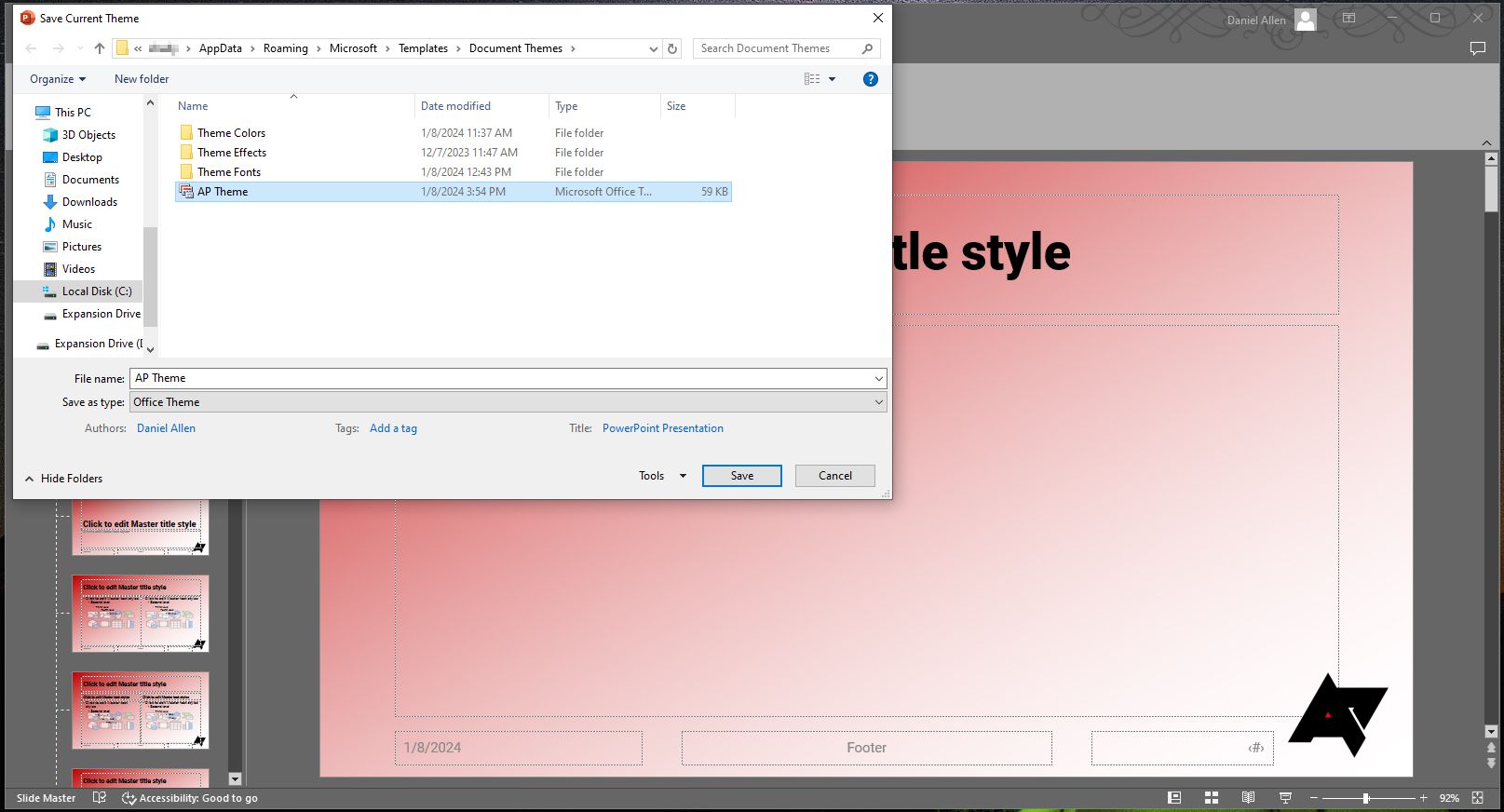 Microsoft PowerPoint: The difference between templates and themes Microsoft PowerPoint: The difference between templates and themes