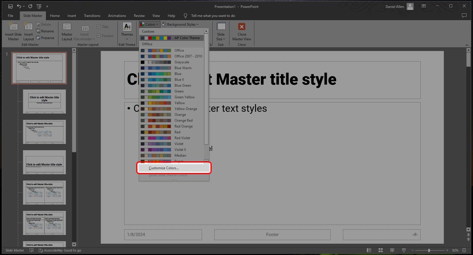Microsoft PowerPoint: The difference between templates and themes