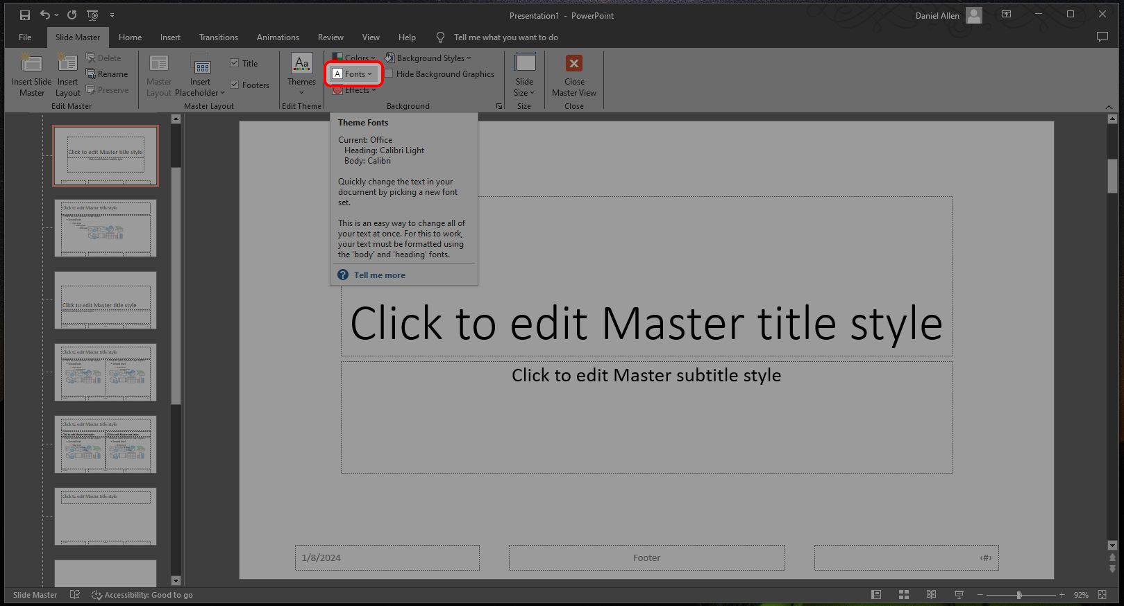 Microsoft PowerPoint: The difference between templates and themes