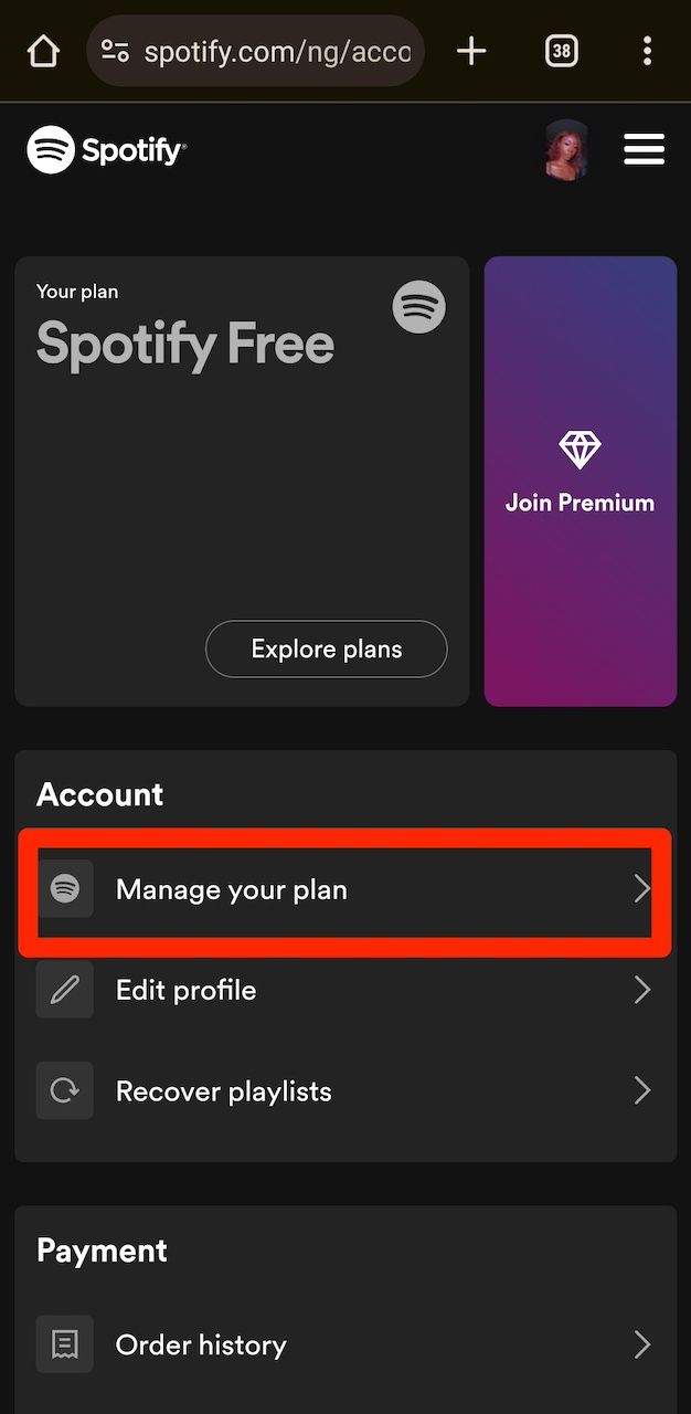 Spotify: How to change your payment method
