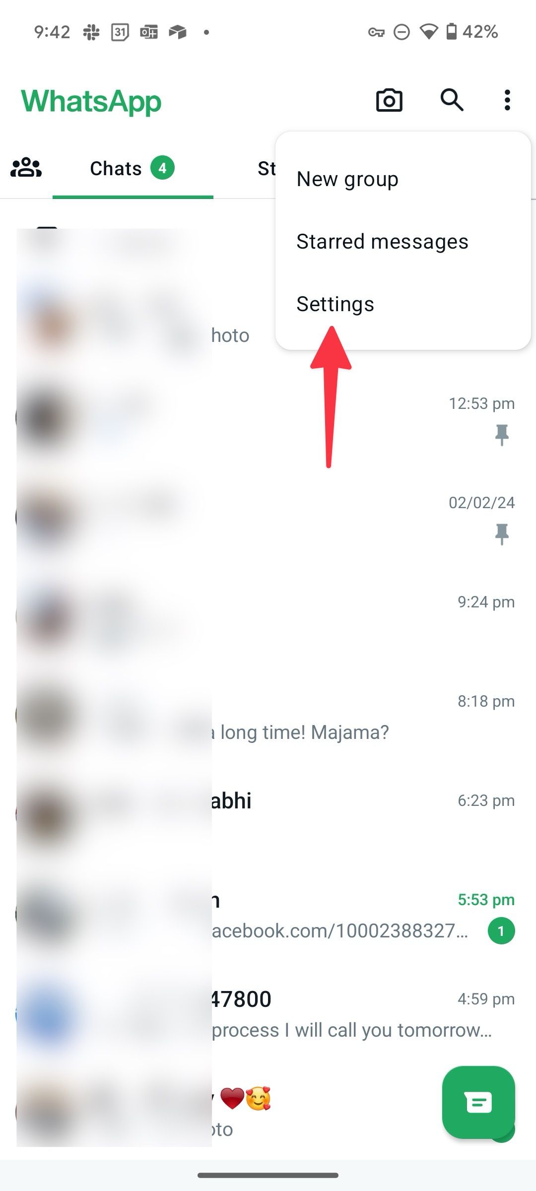 WhatsApp: How to export conversations