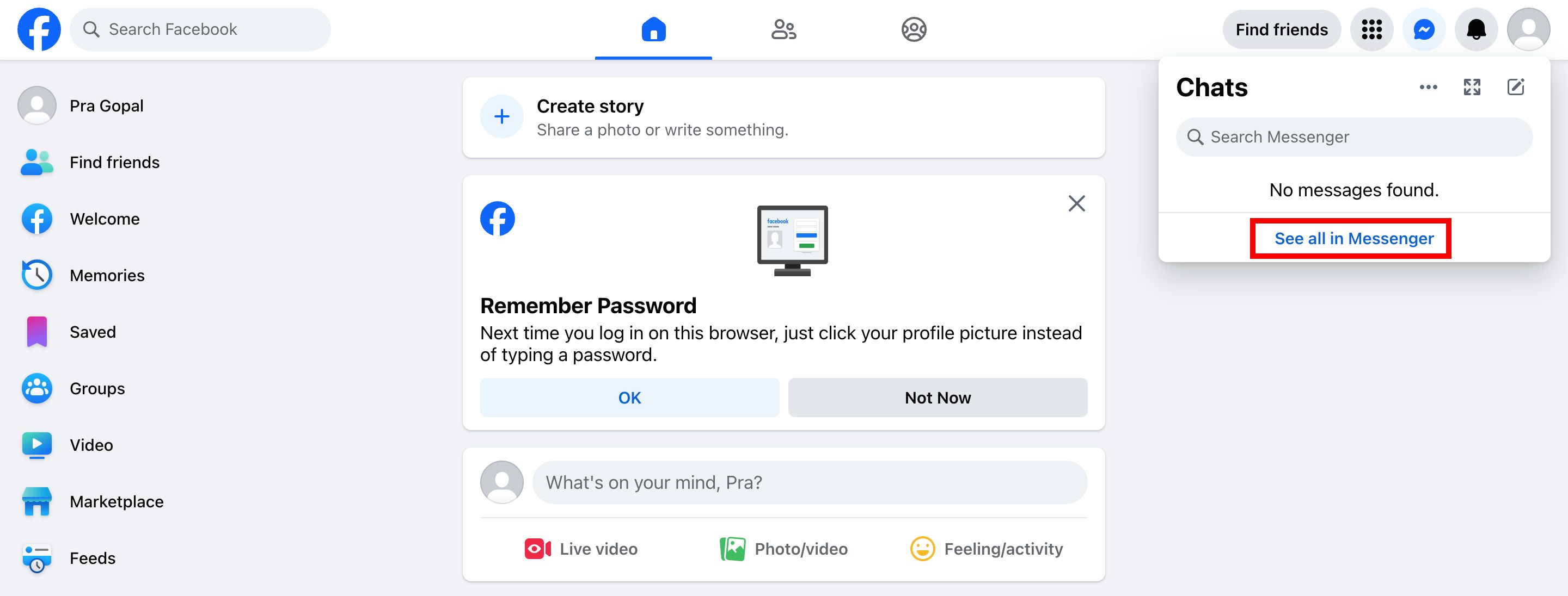 Facebook Messenger: How to find a deleted message