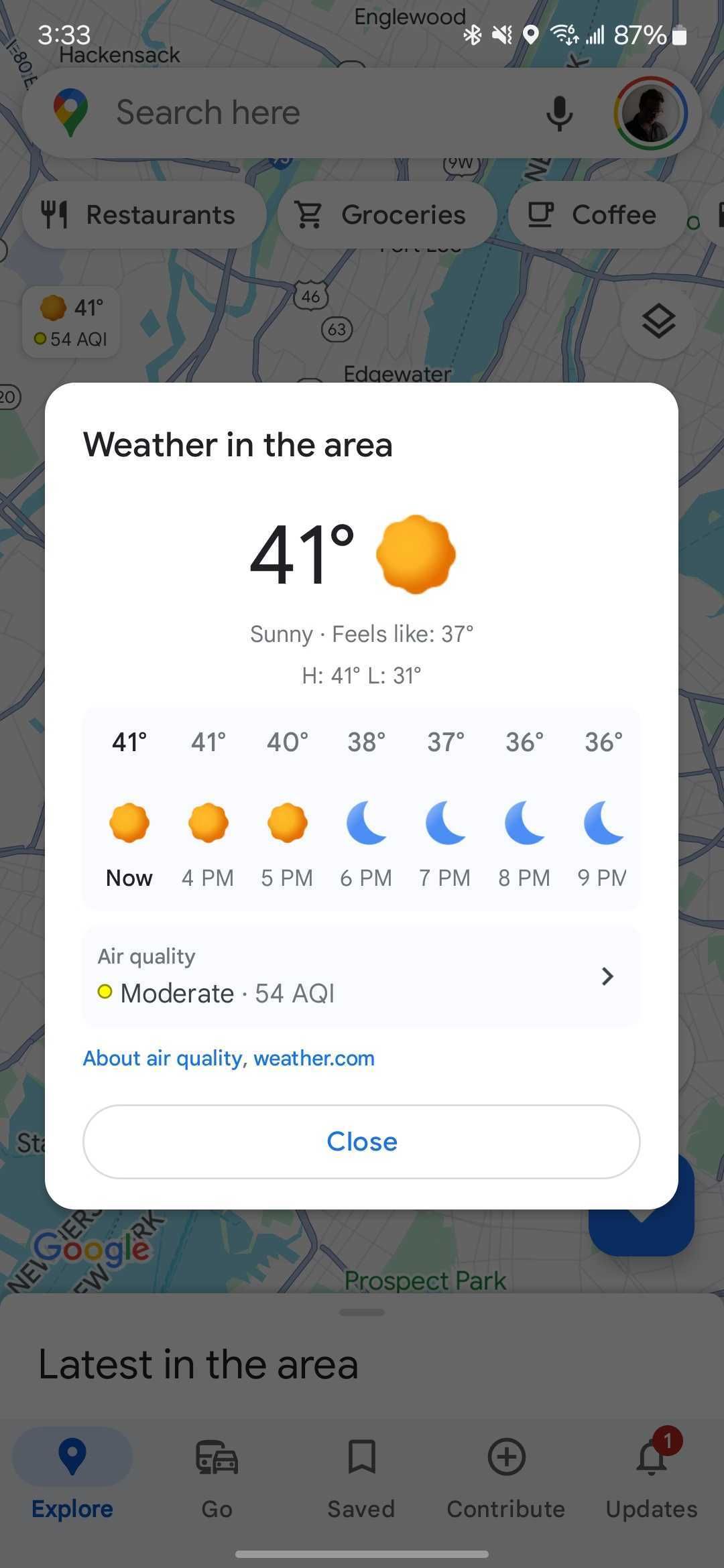 Google Maps finally integrates weather data on Android Google Maps finally integrates weather data on Android