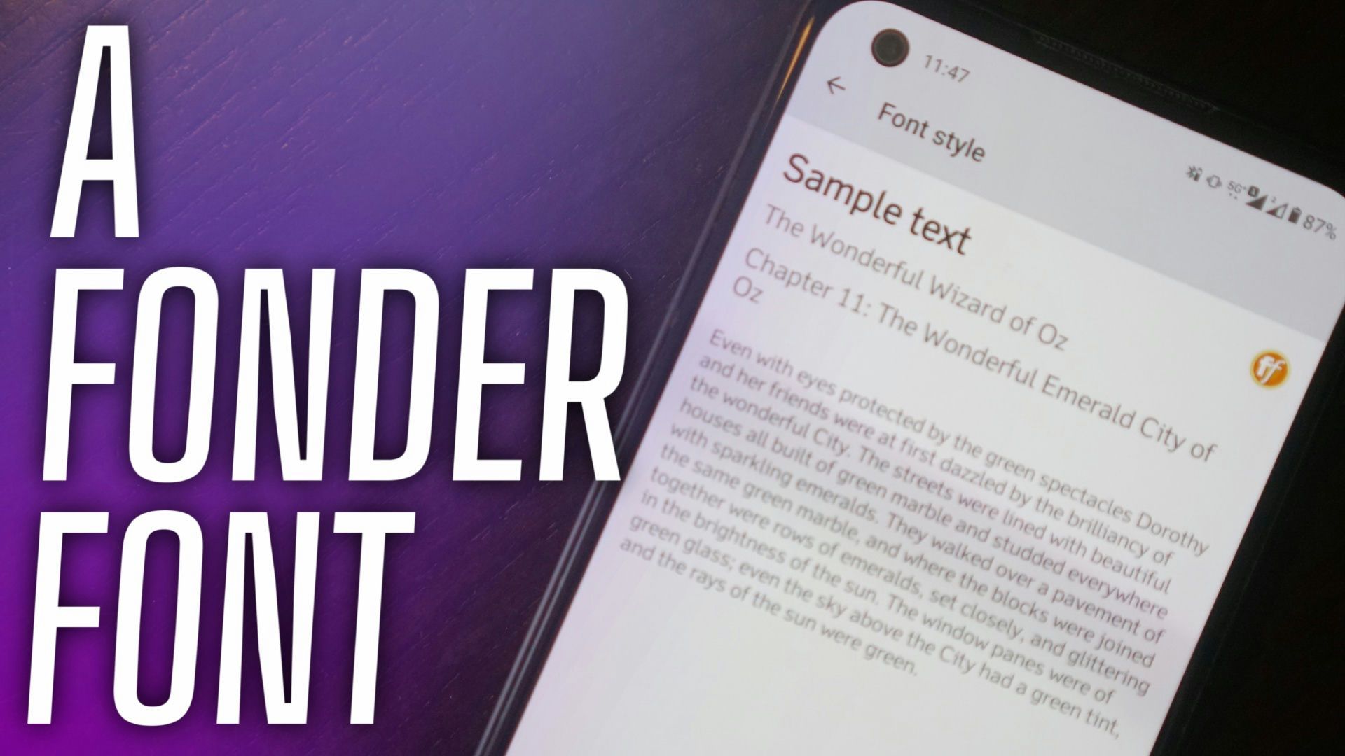 How to change the font style on your Android phone