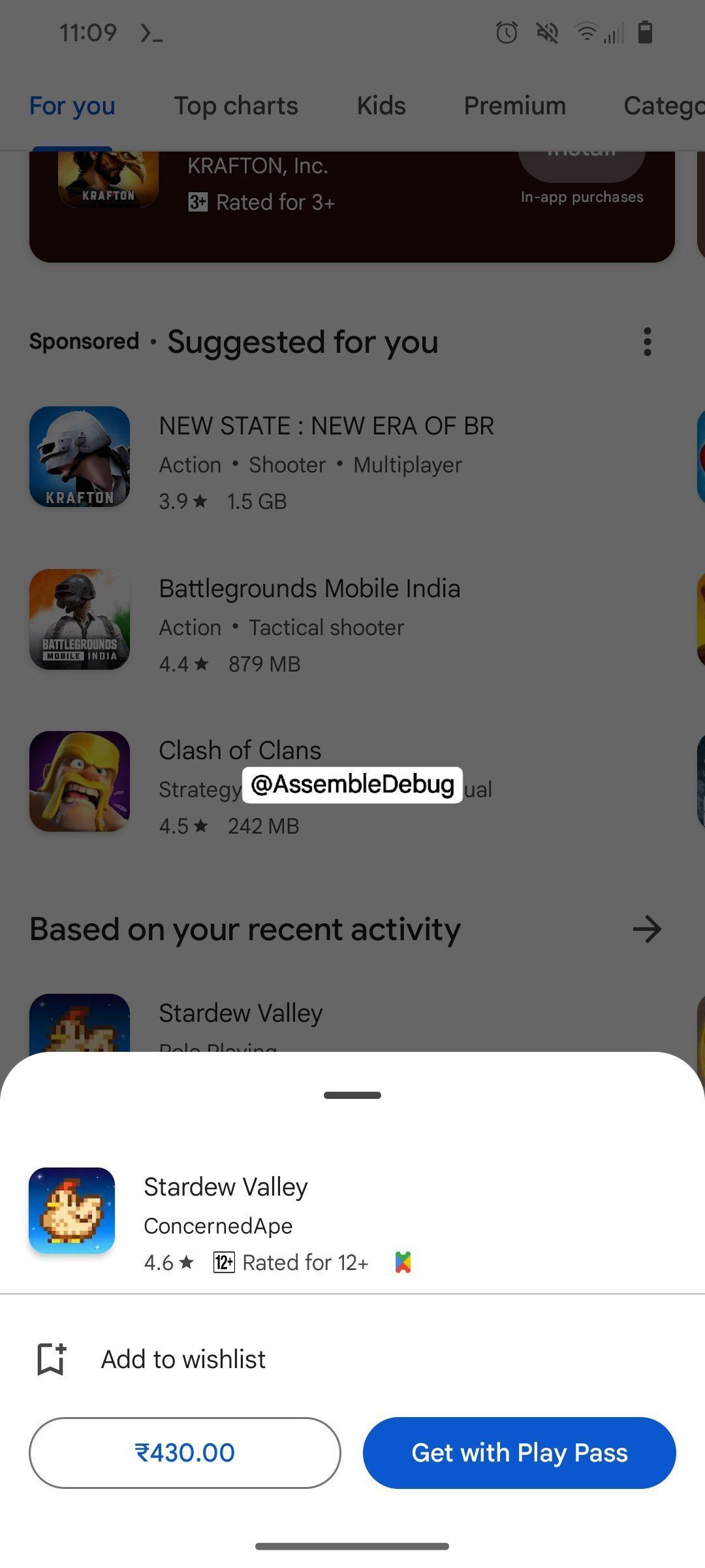 The Google Play Store dons a modern look with a new card-style context menu