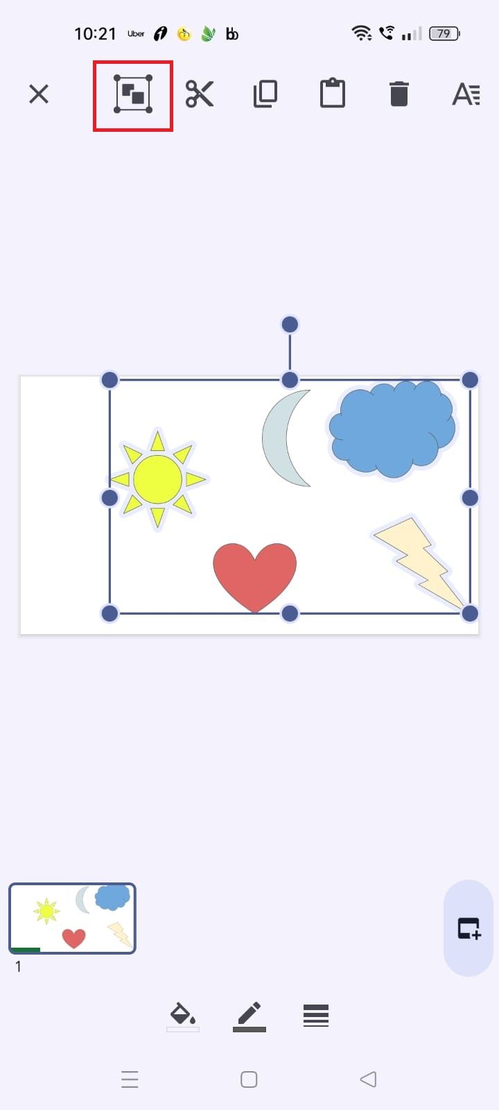 Google Slides: How to group and ungroup elements