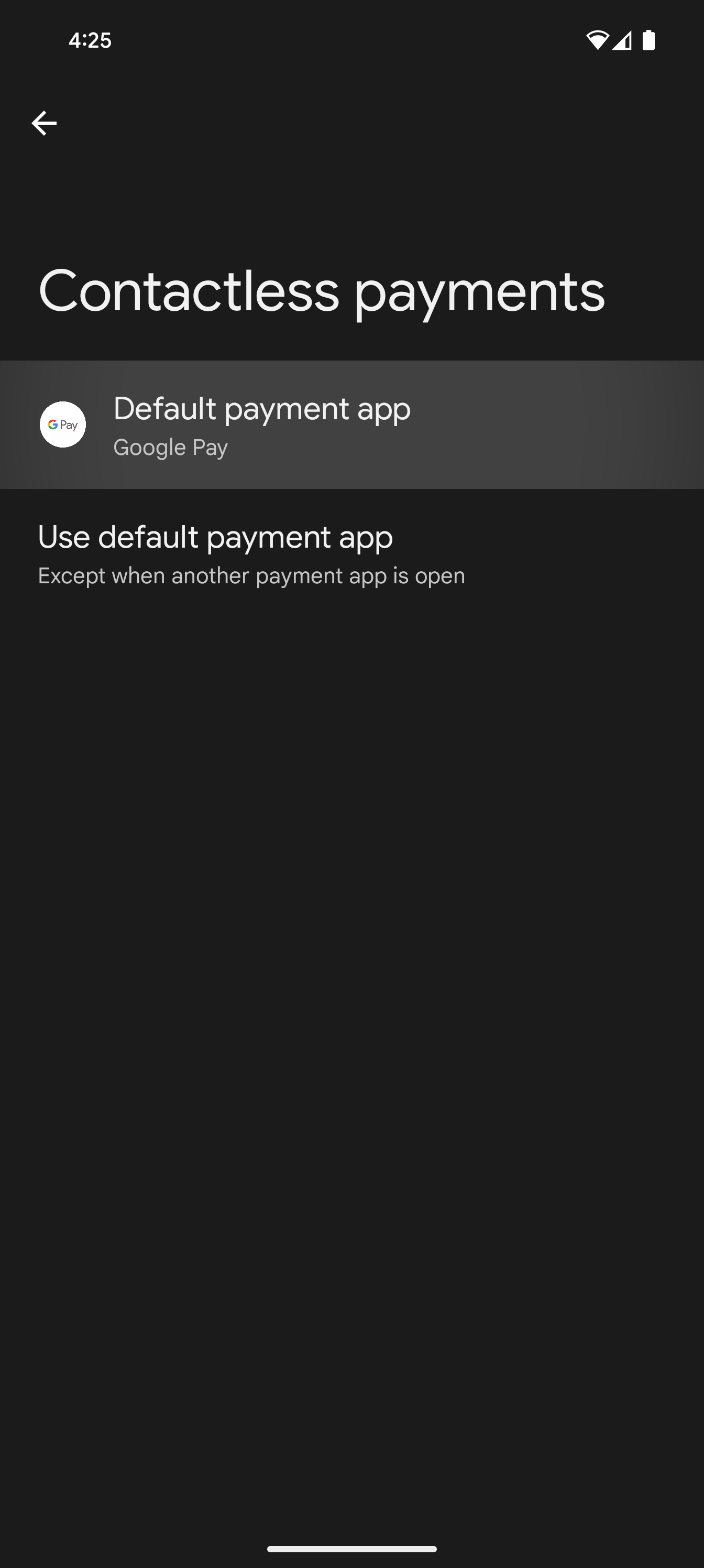 Android 15's default apps menu has a brand new setting