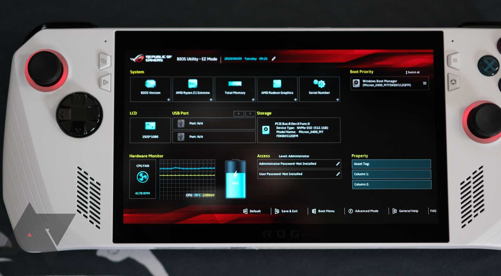 How to factory reset your ROG Ally handheld handheld gaming console