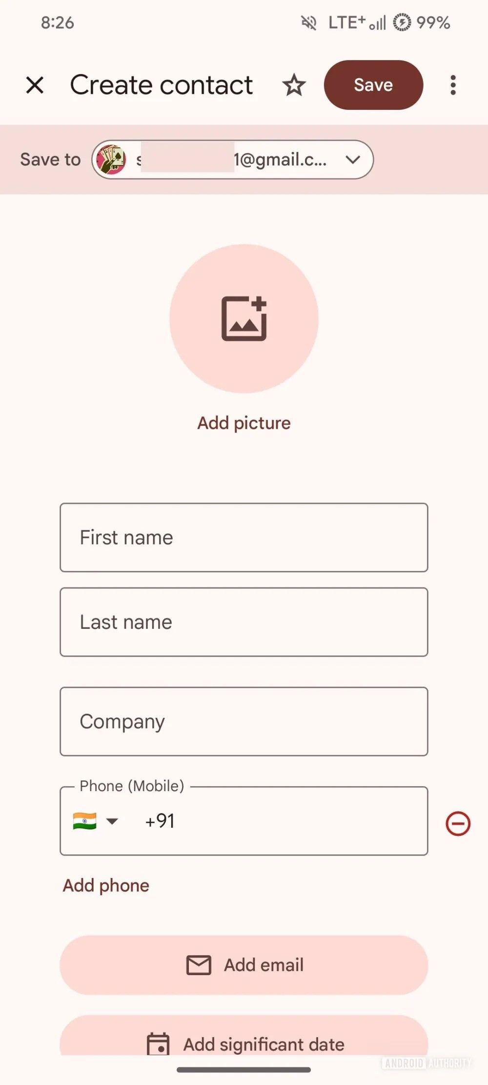 Google Contacts is redesigning the New Contacts page