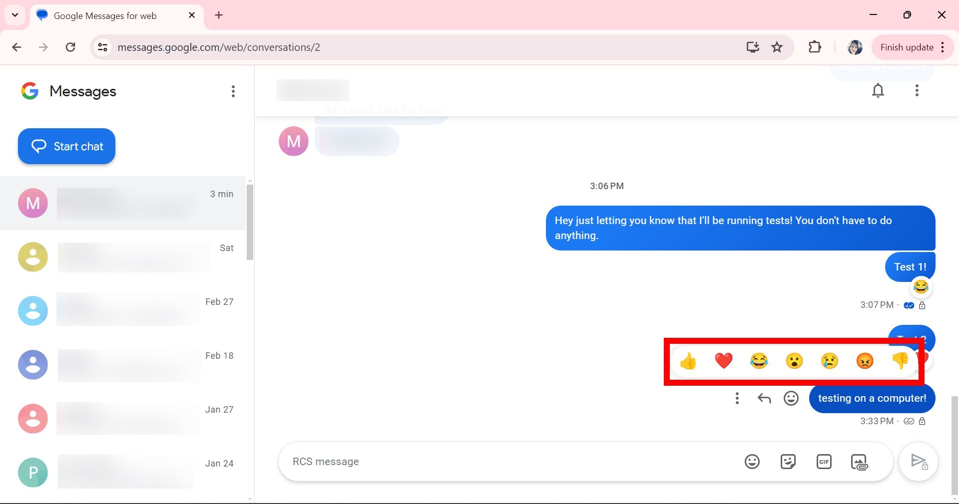 Google Messages: How to use emoji reaction effects in your texts and group chats