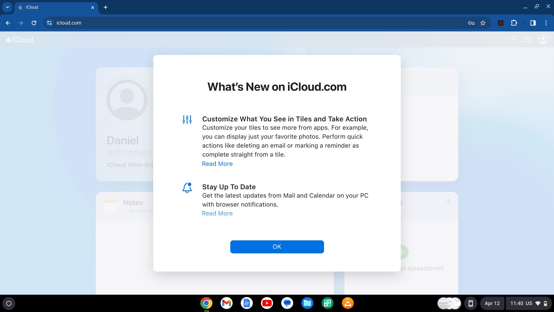 Icloud Account Apple Previews Redesigned ICloud.com Website