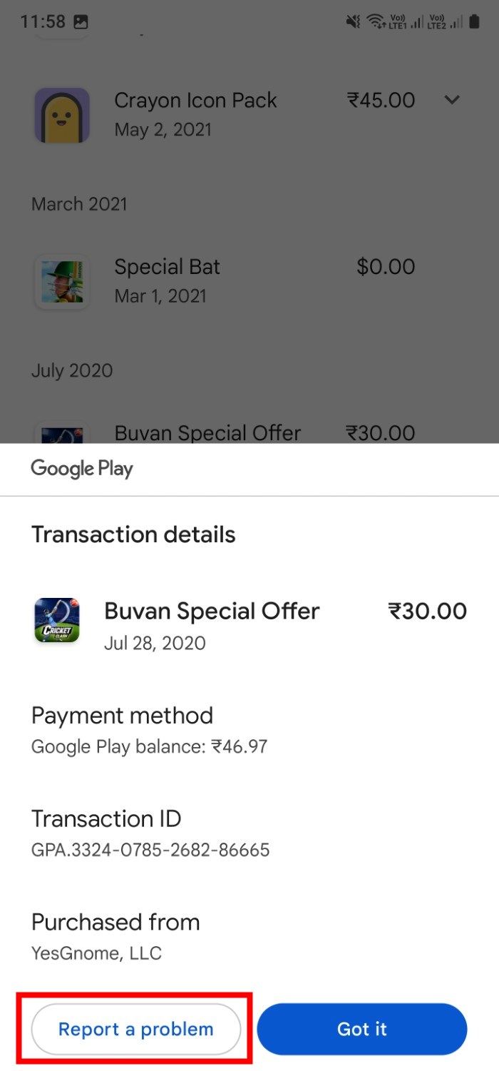 How to get a Google Play Store refund
