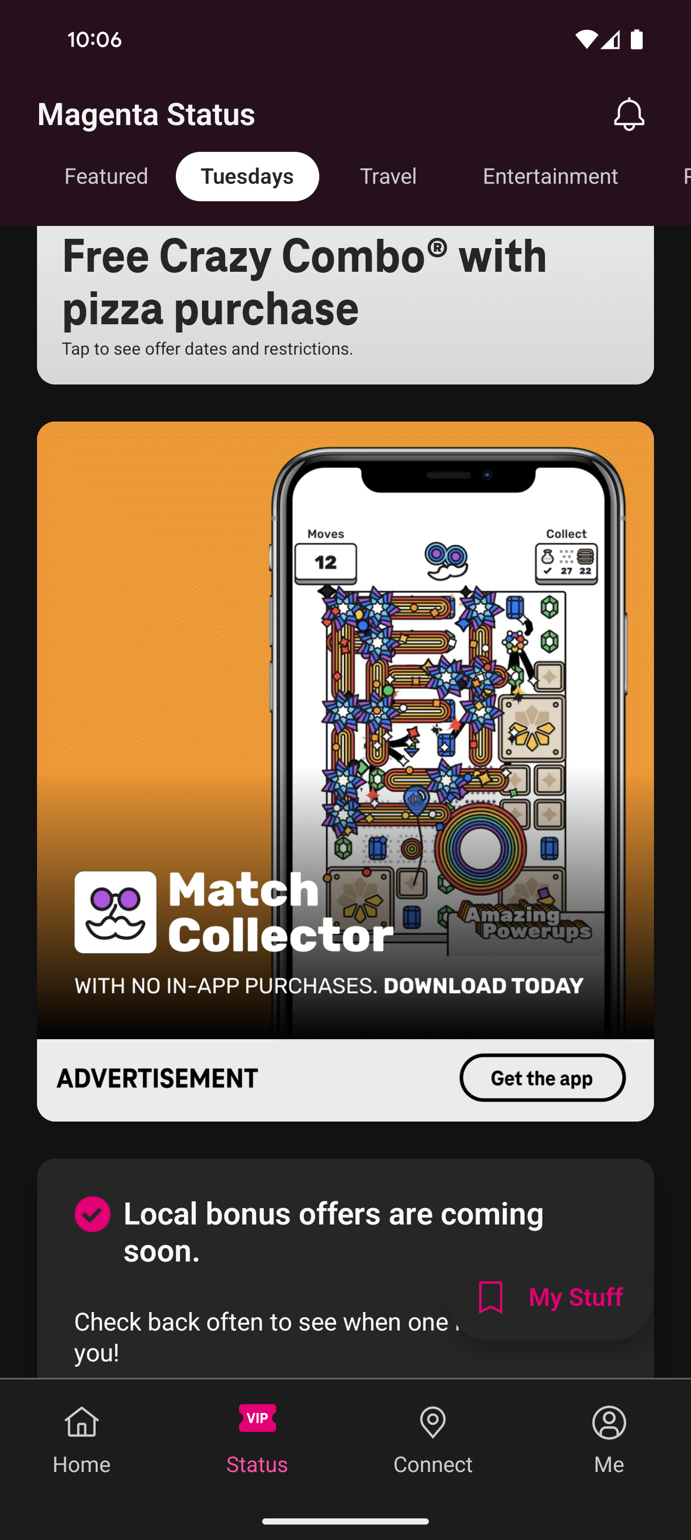 T-Mobile's new T-Life app has already started showing ads