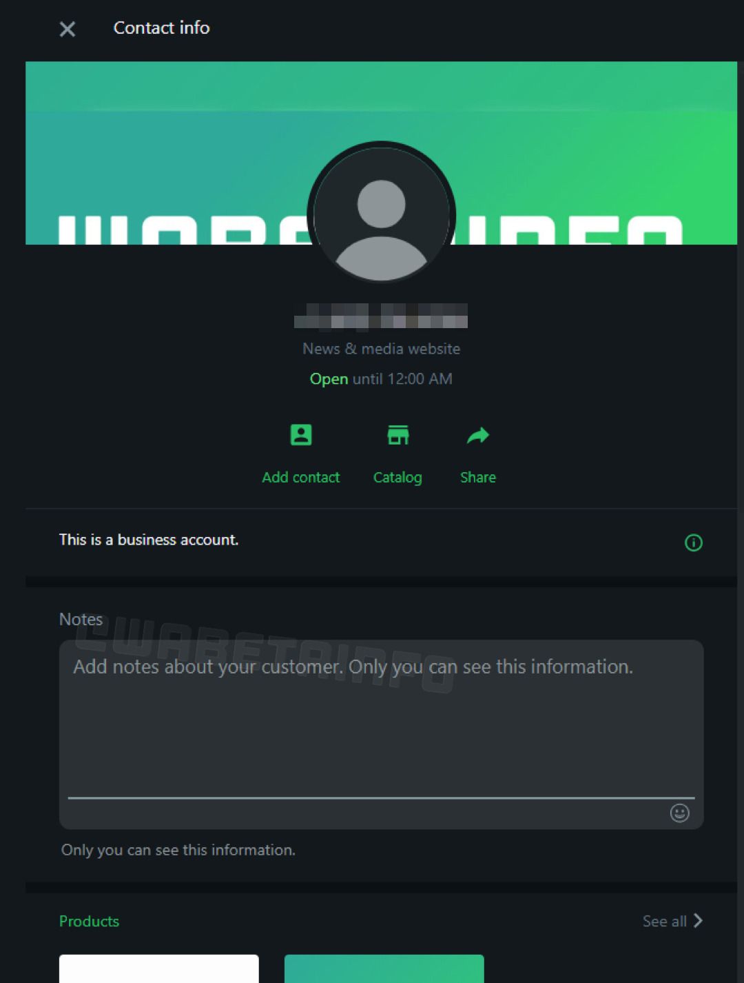 WhatsApp has a note-pinning feature coming for your contacts