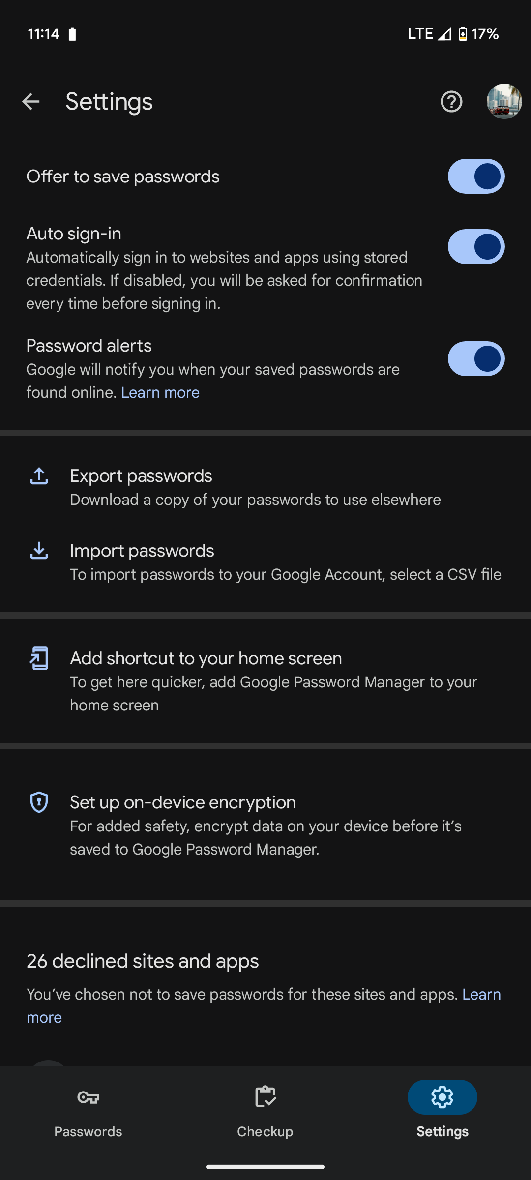 The Google password manager is getting some Material You love
