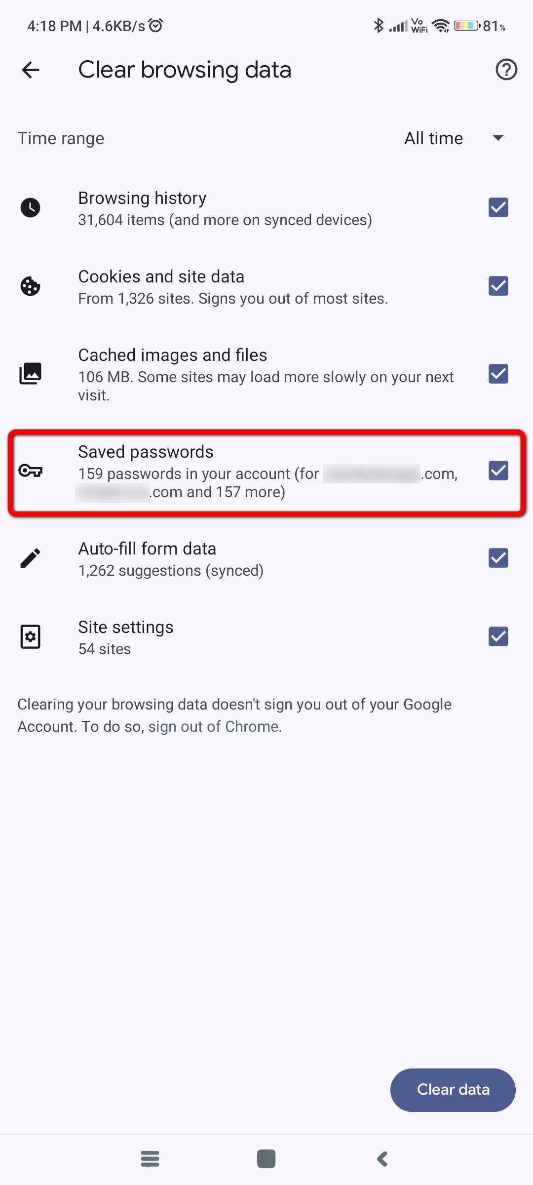 Google will modify Chrome menus to prevent accidental password deletion Google will modify Chrome menus to prevent accidental password deletion