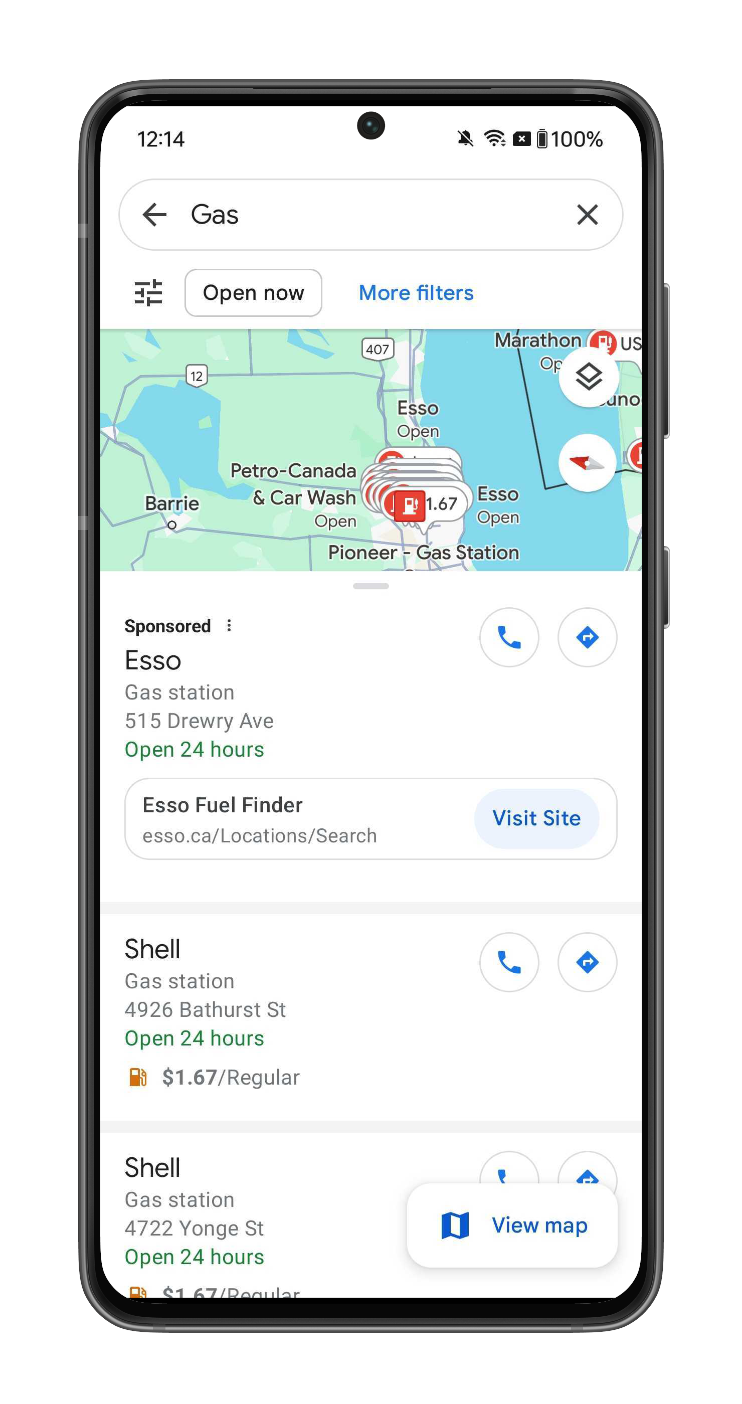 This new button in Google Maps brings EV charging stations front and center