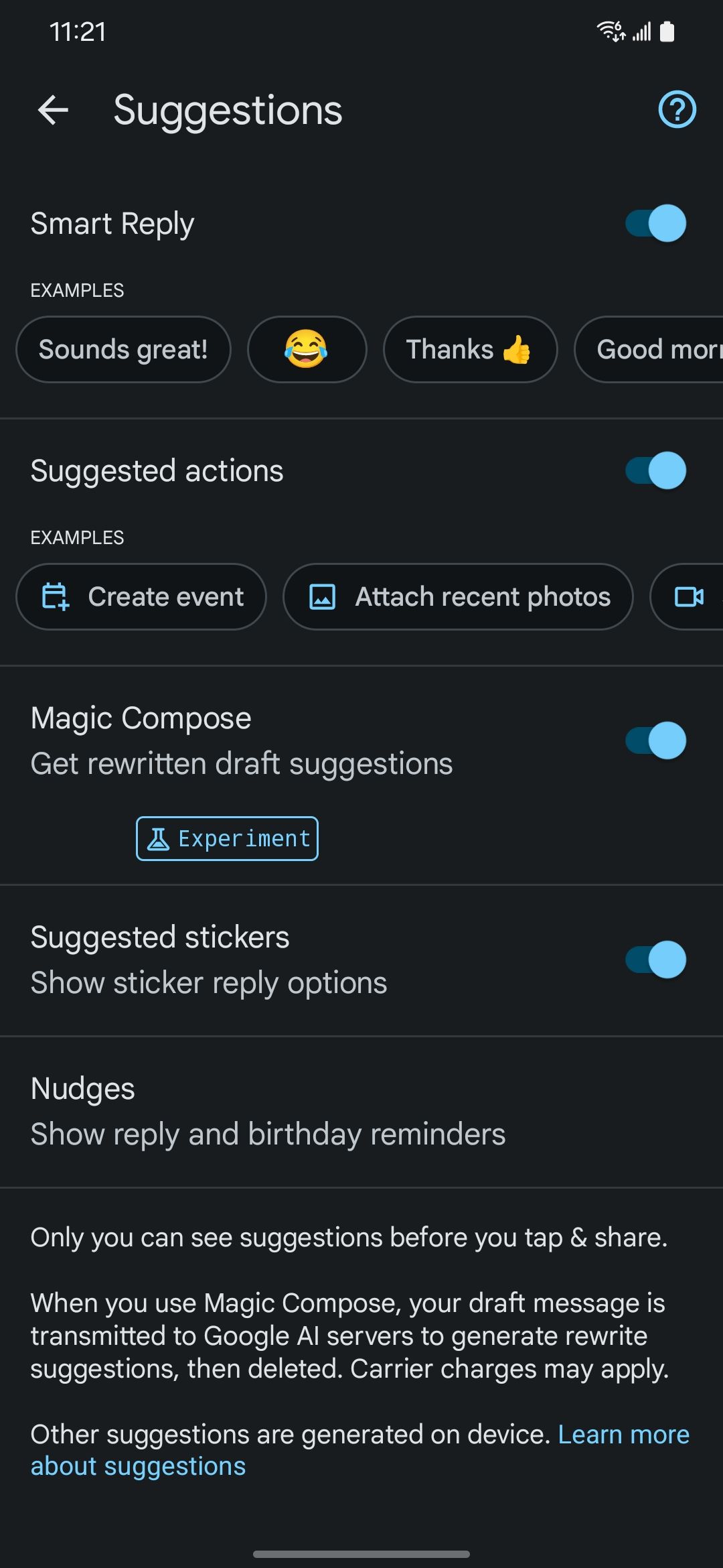 Google Messages scraps feature that reminded you of birthdays and messages