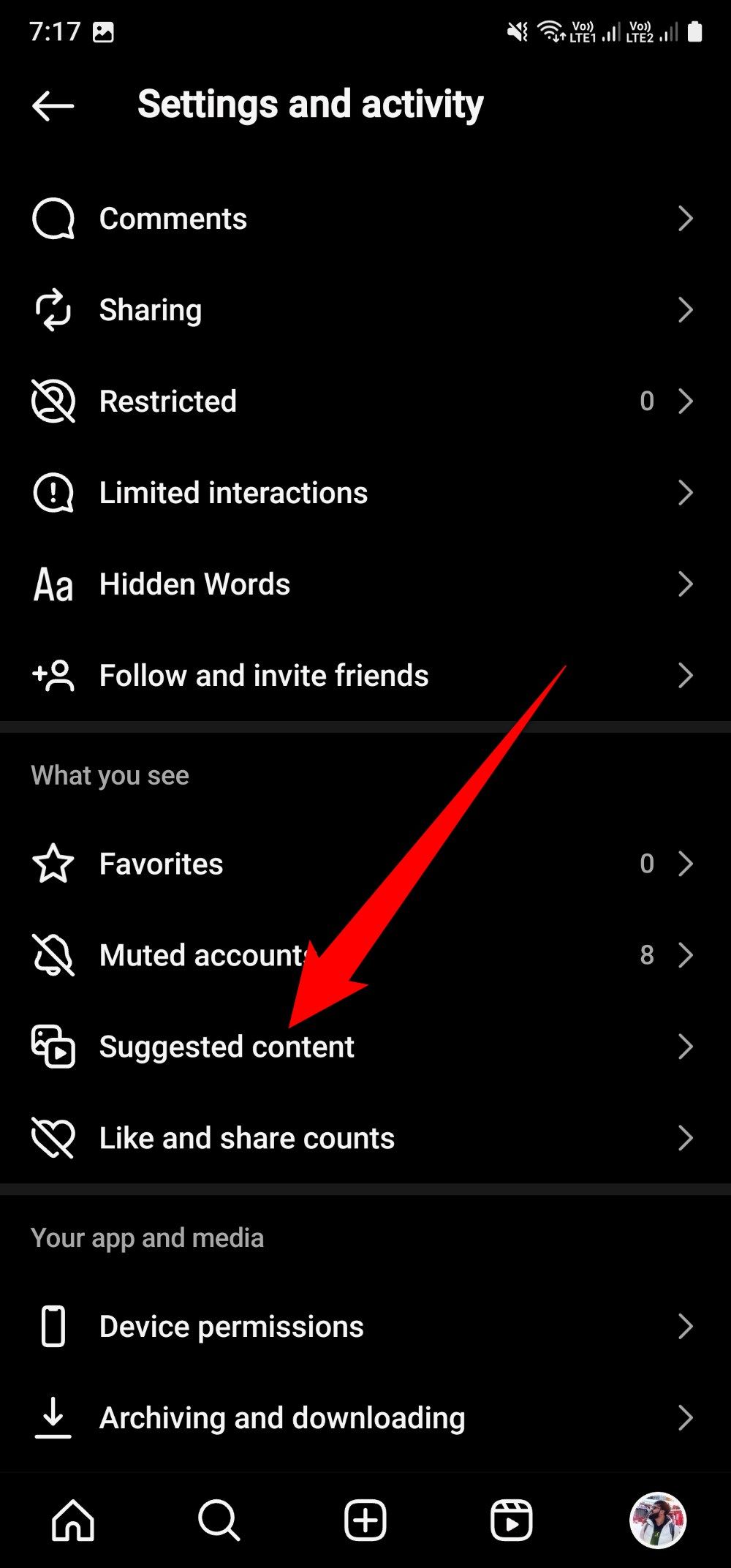 Instagram: How to turn on the Sensitive Content Control