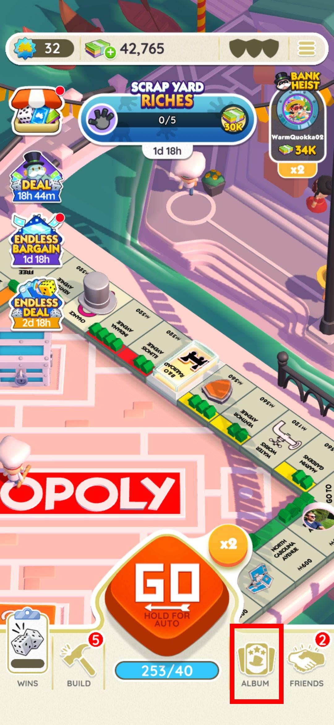Monopoly Go: How to get free dice rolls
